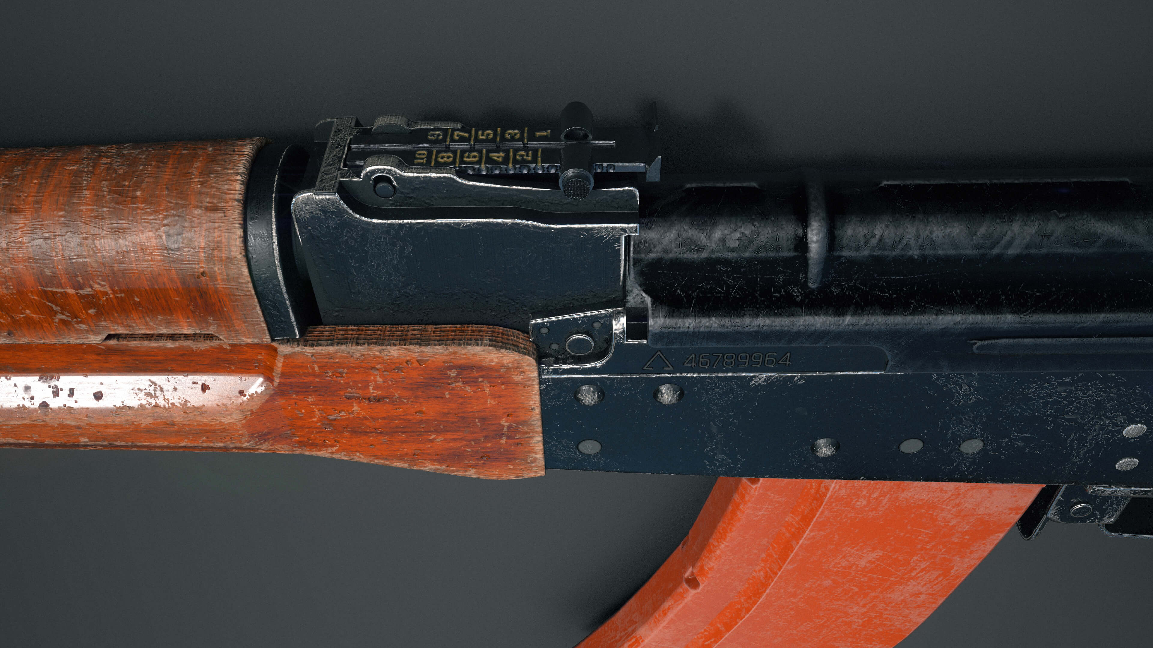 AK 74 3D Model by vardanvh