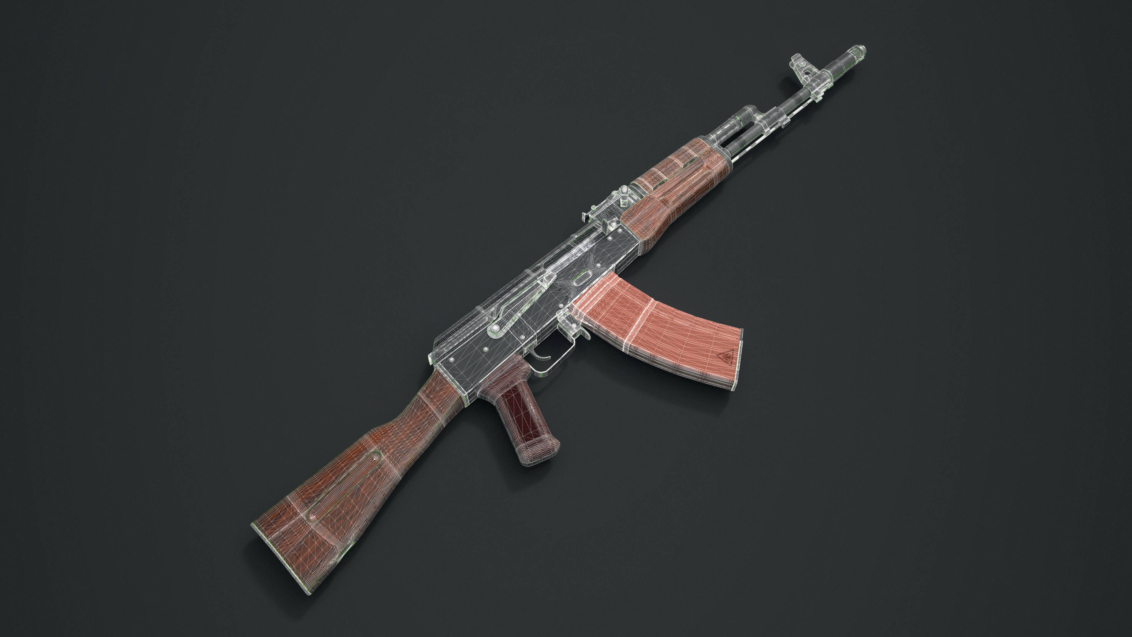 AK 74 3D Model by vardanvh