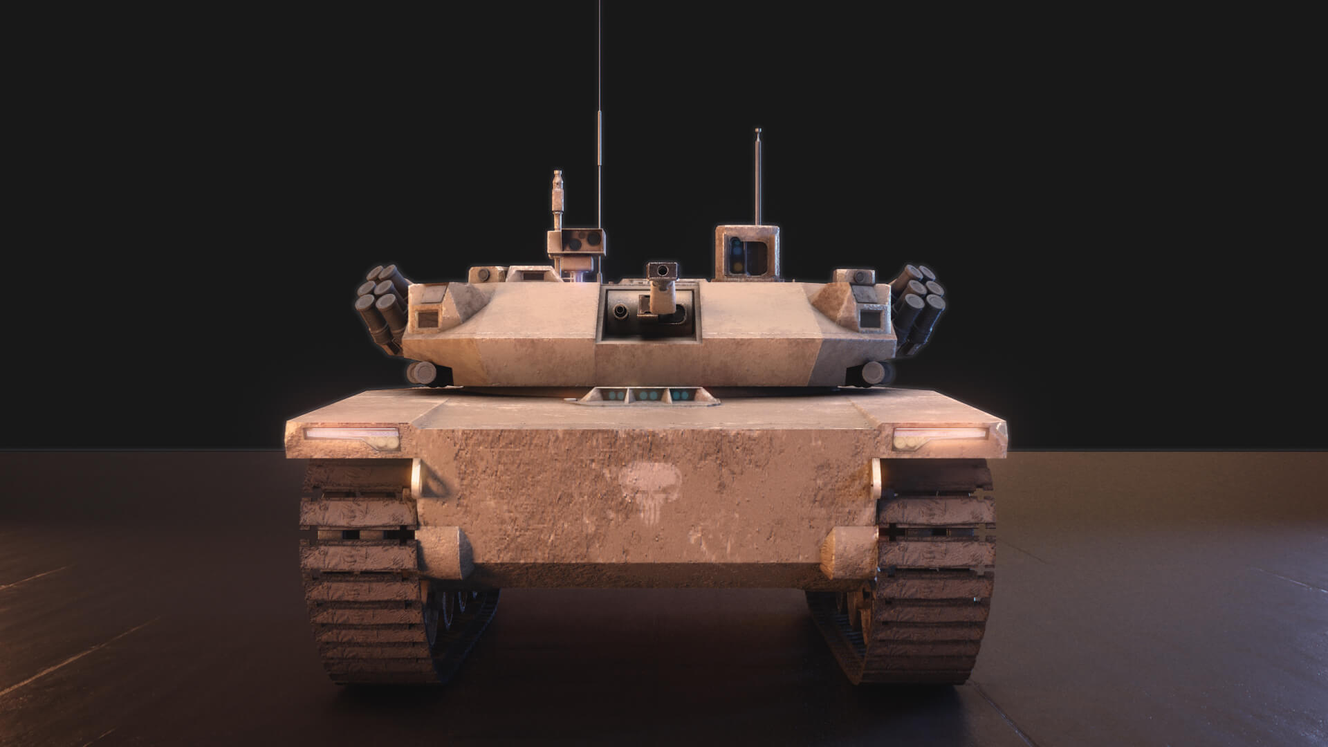 Arm Titan-X Drone Tank 3D Model by vardanvh