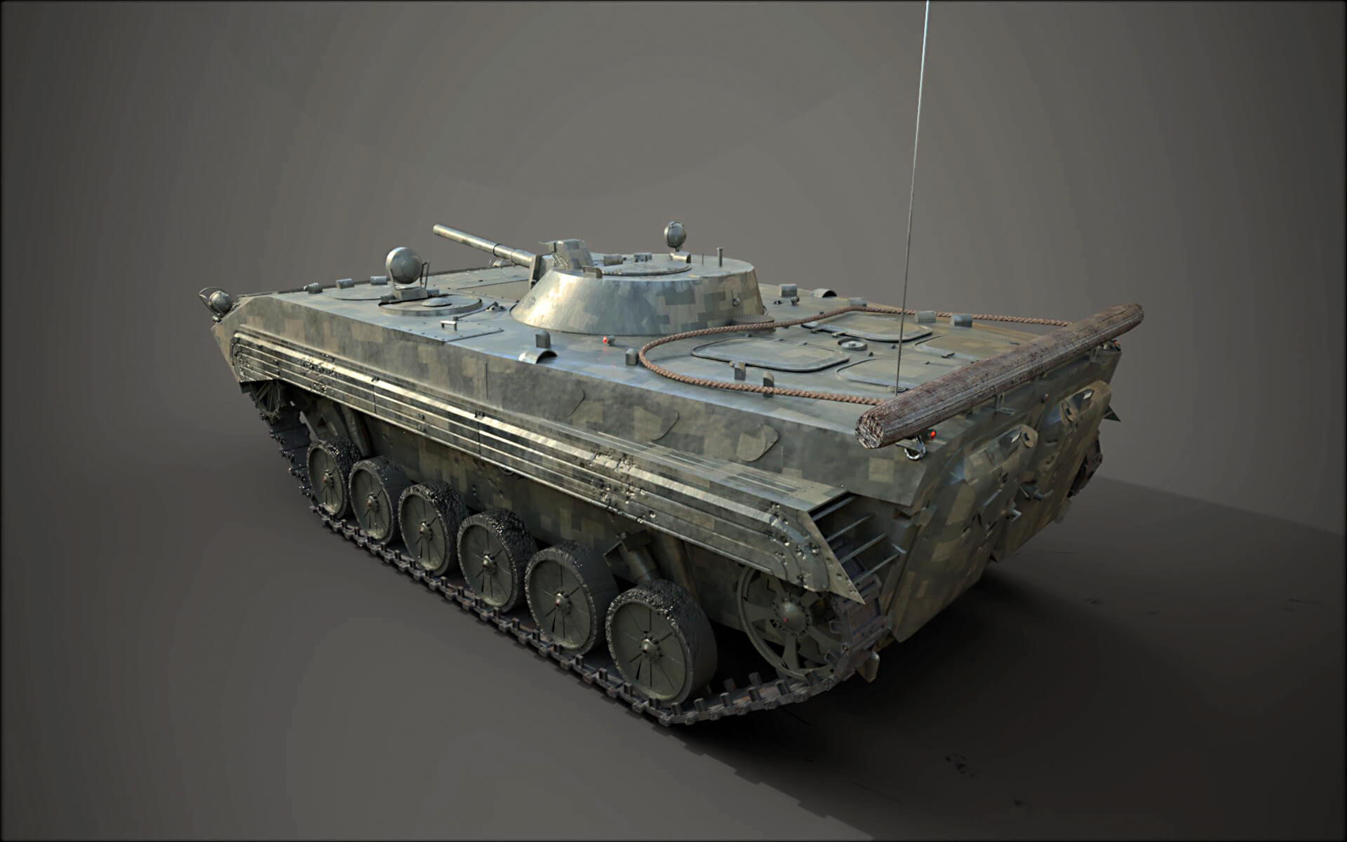 BMP 1 Military Tank - 3D Model by vardanvh