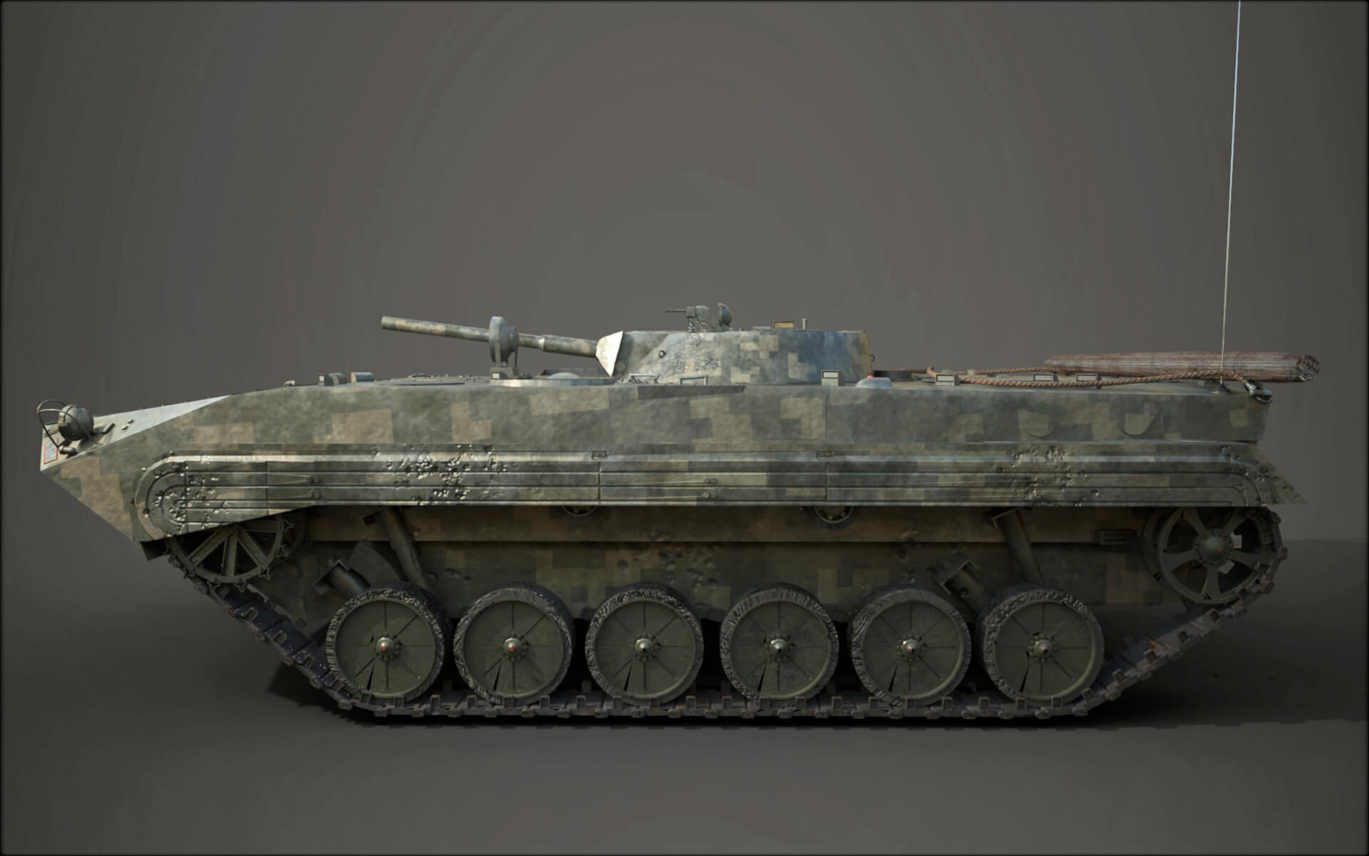 BMP 1 Military Tank - 3D Model by vardanvh