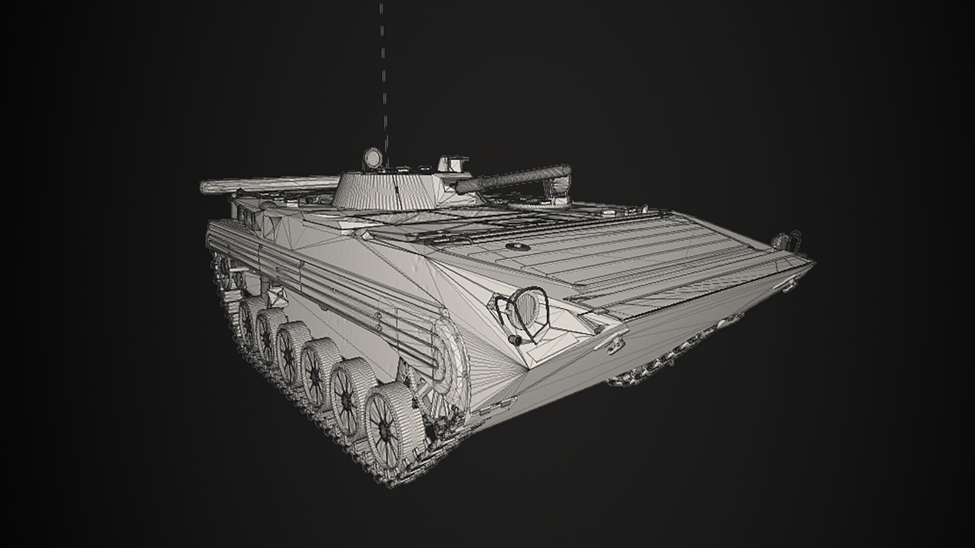 BMP 1 Military Tank - 3D Model by vardanvh
