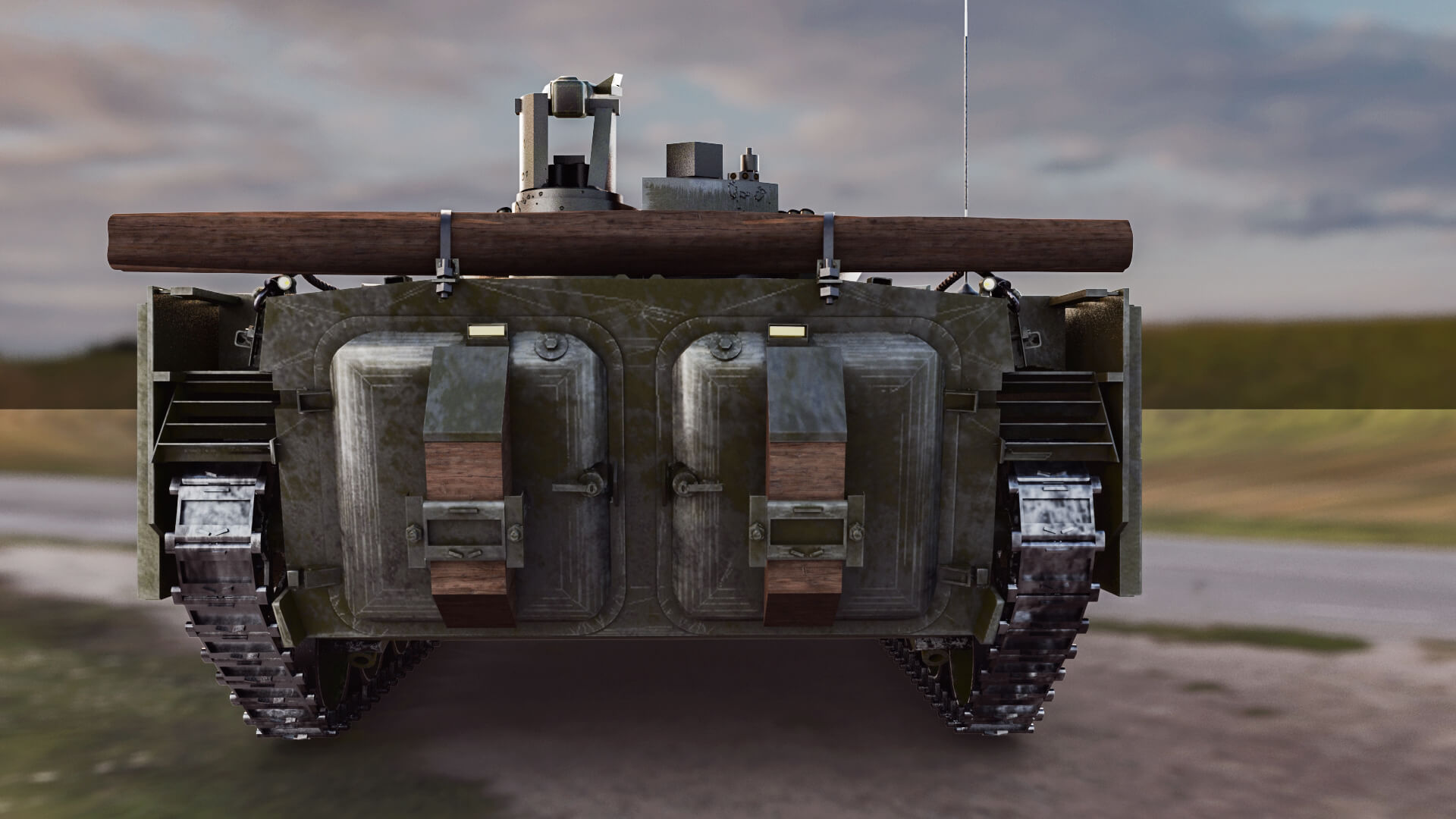 BMP-2 Armored Vehicle 3D Model by vardanvh