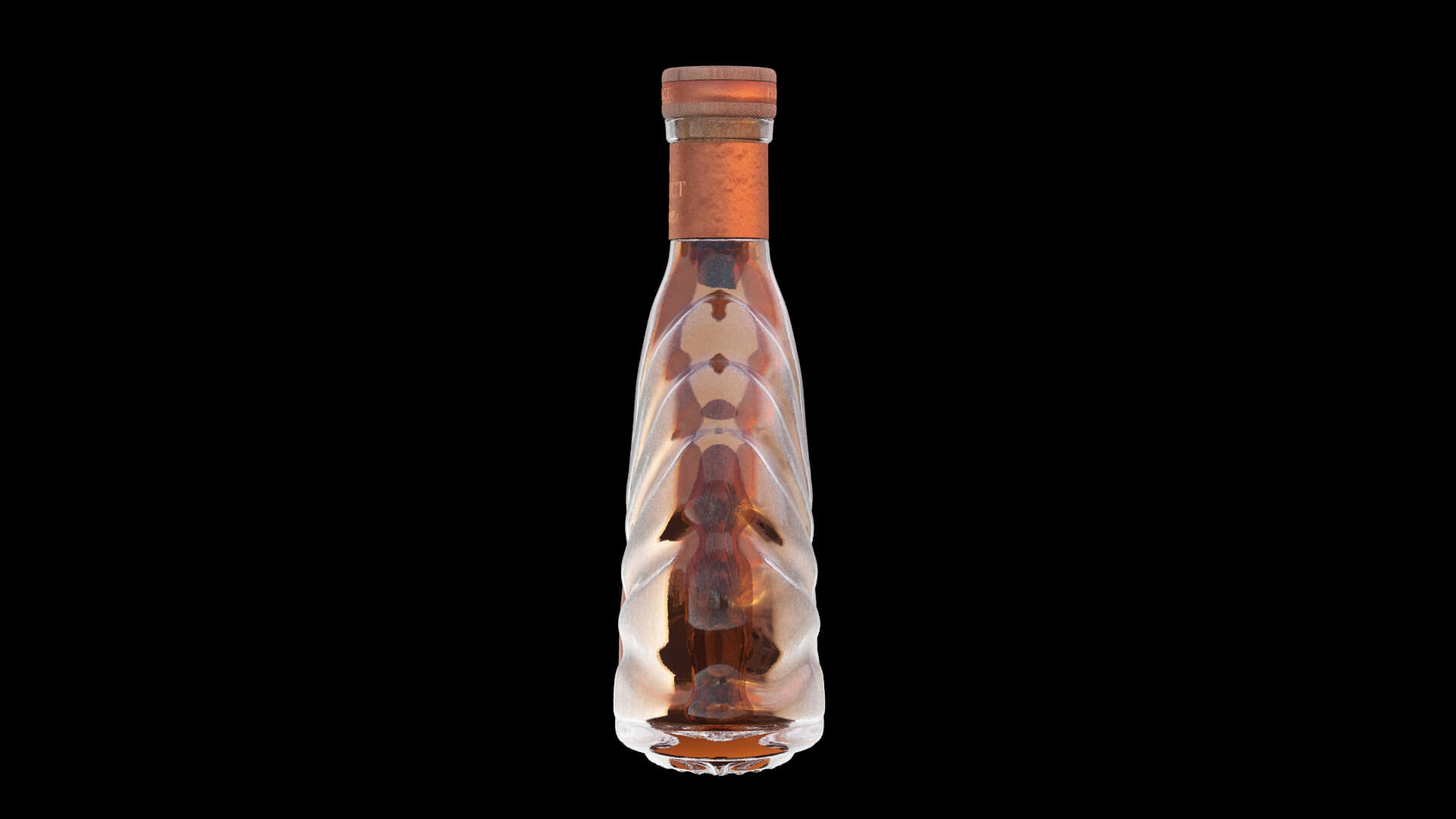 Brandy Bottle 3D Model by vardanvh