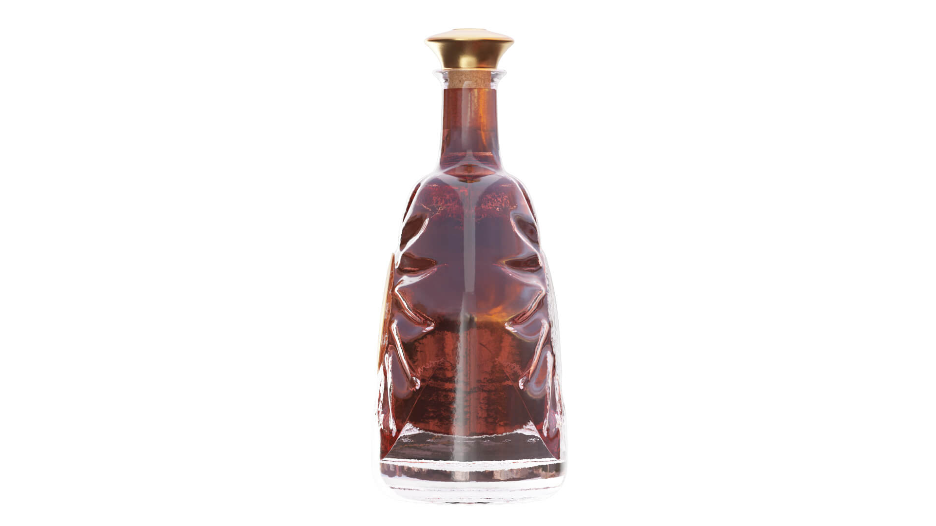 Brandy Bottle - 3D Model by vardanvh