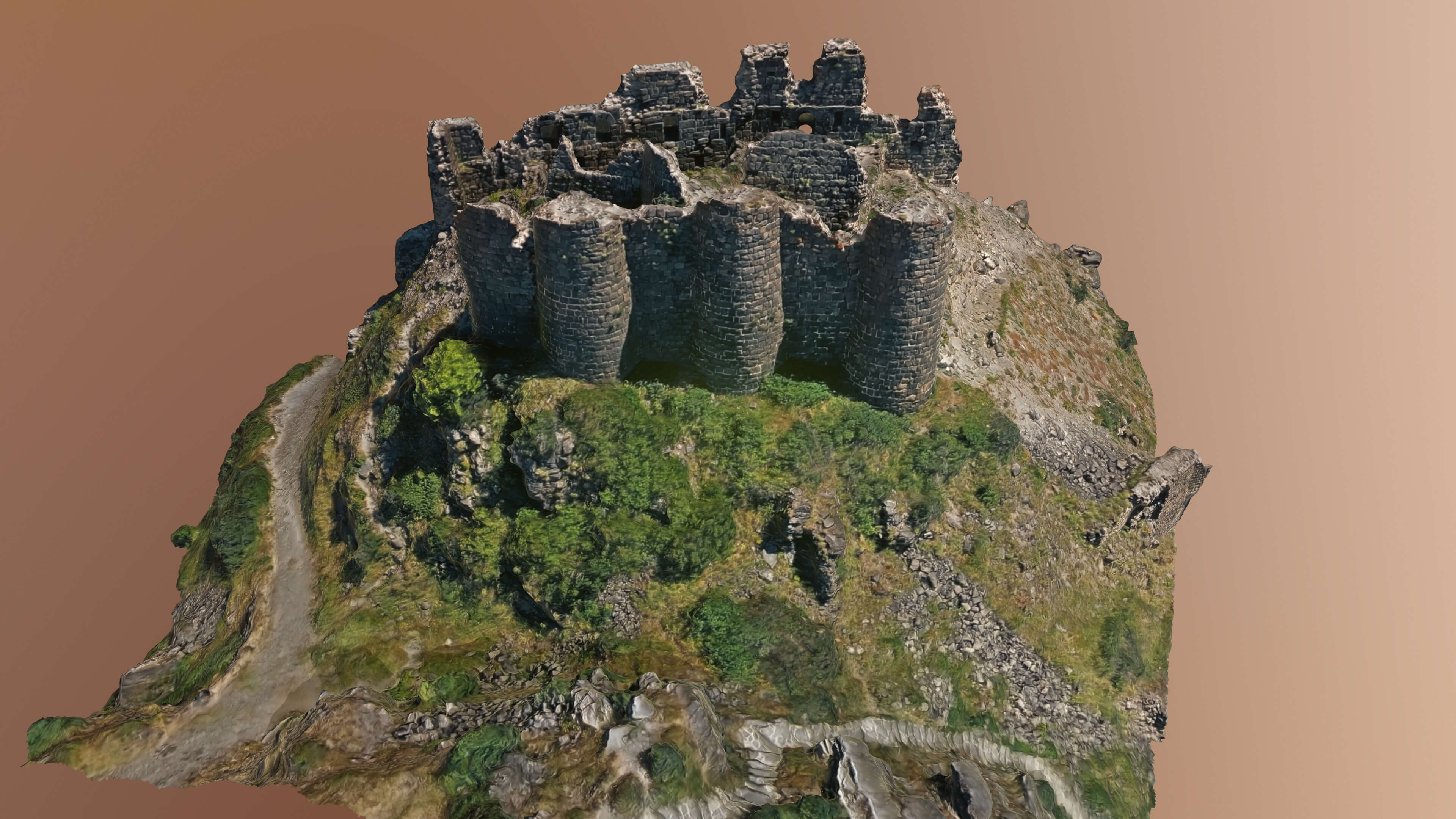 Castle - 3D Model by vardanvh