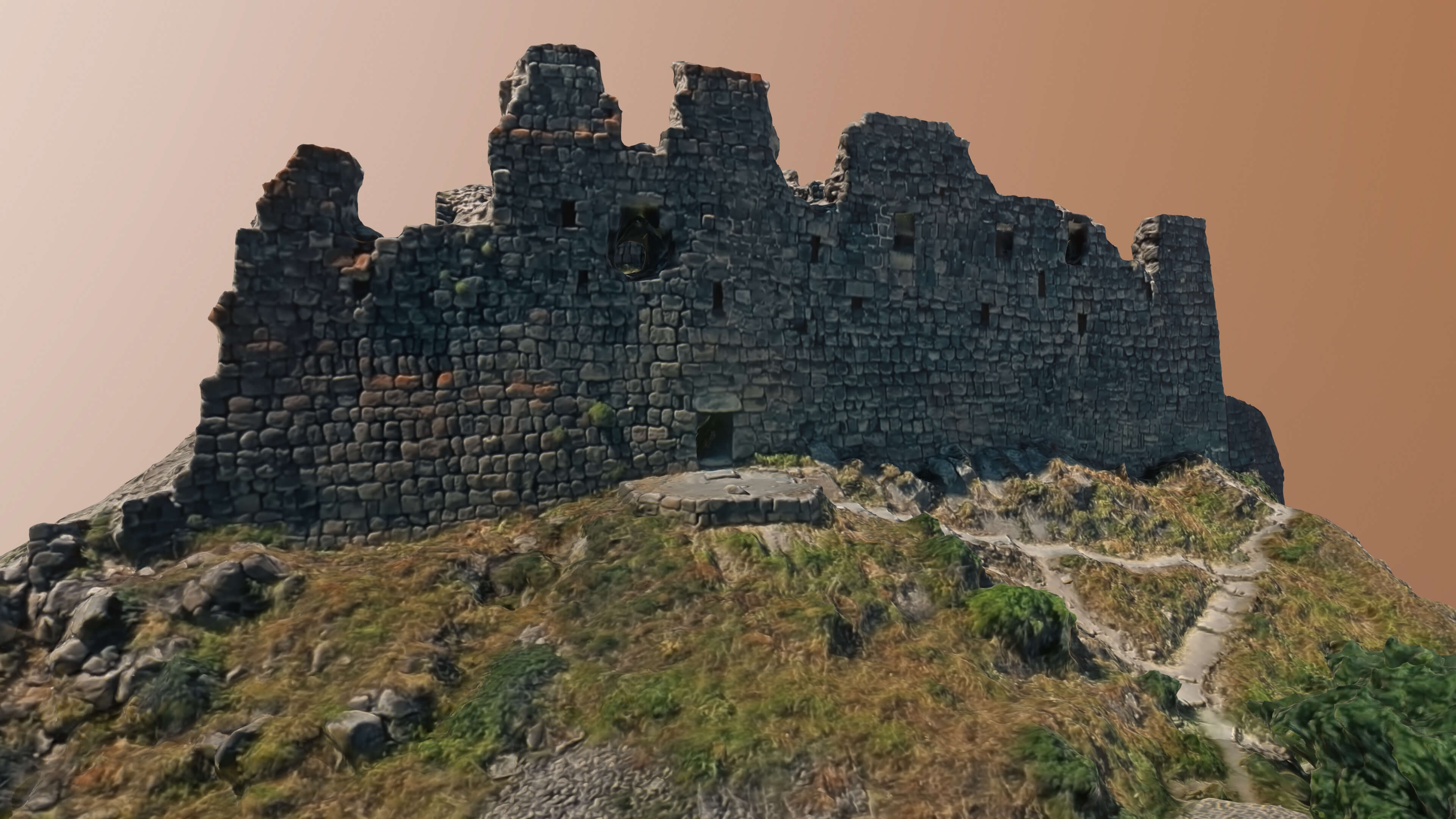 Castle 3D Model by vardanvh