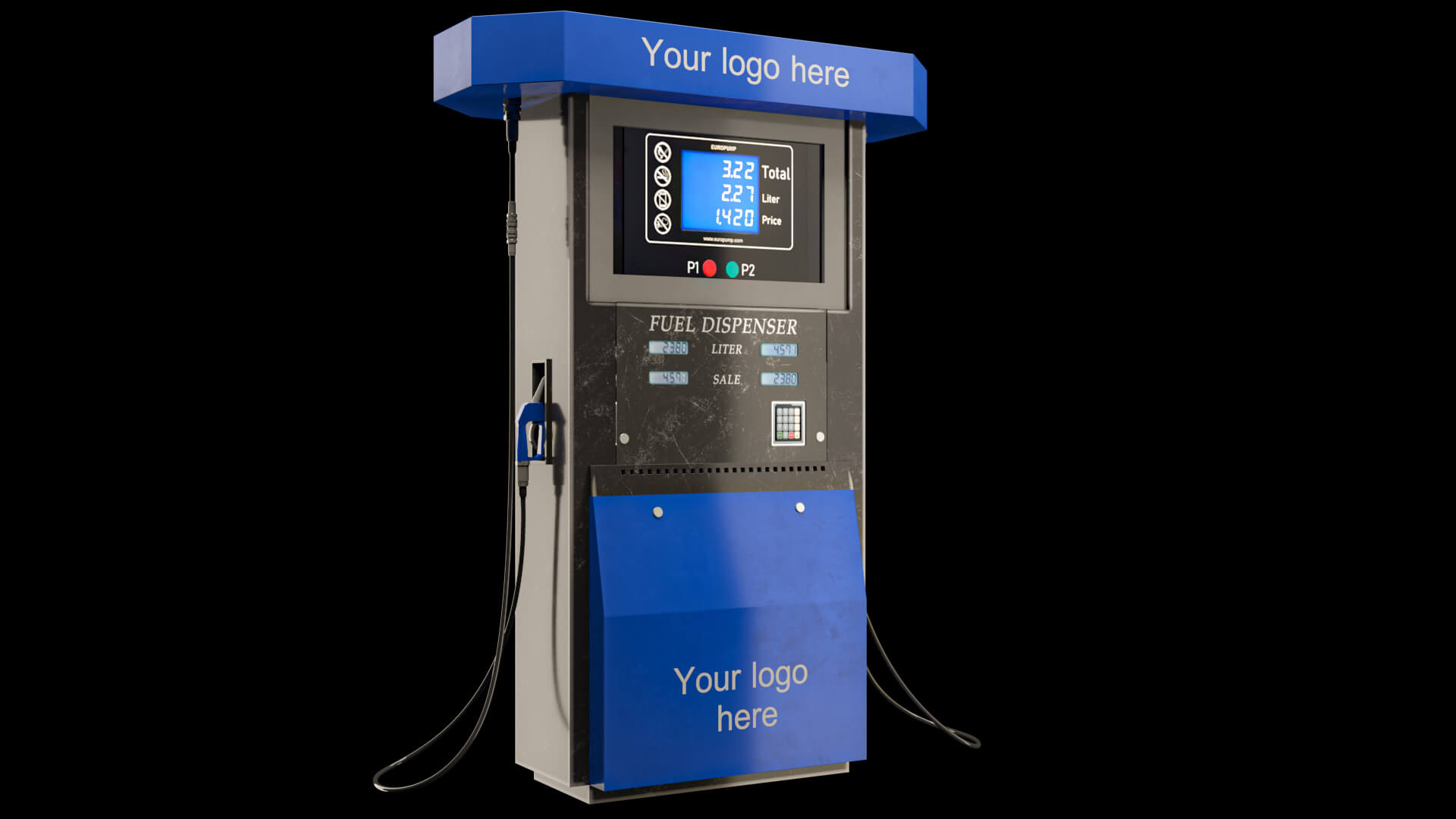 Fuel Dispenser - 3D Model by vardanvh