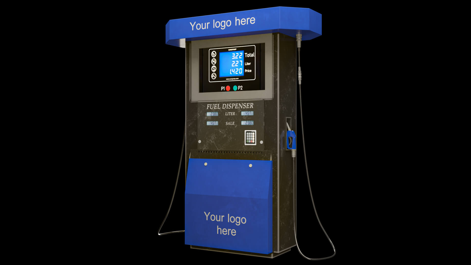Fuel Dispenser - 3D Model by vardanvh