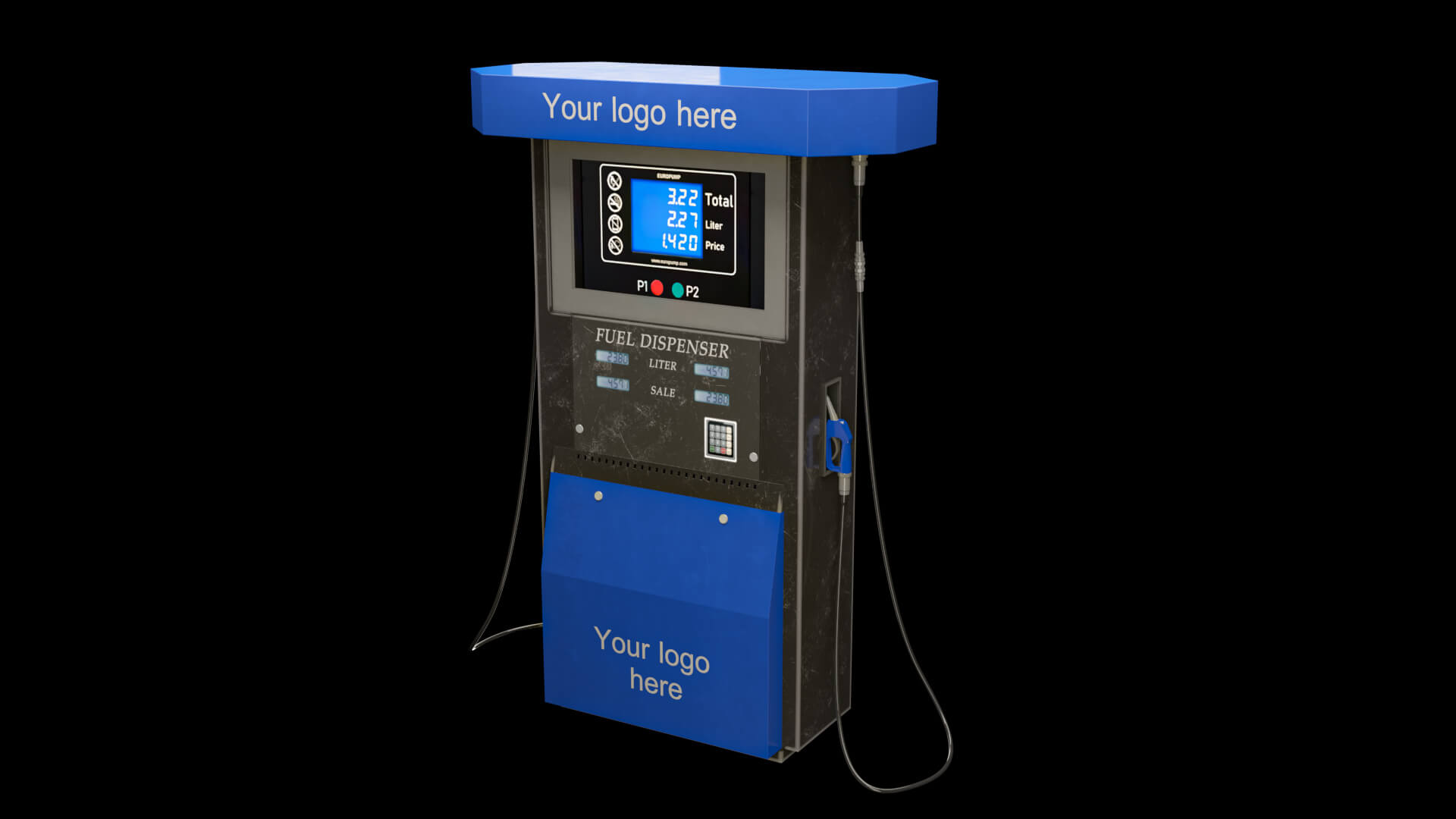 Fuel Dispenser - 3D Model by vardanvh