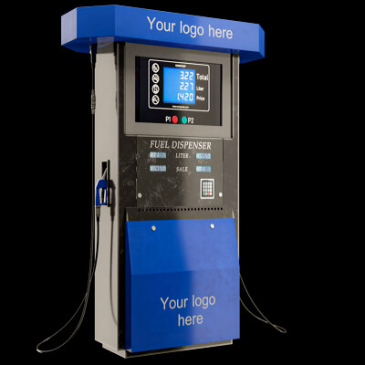 Fuel Dispenser - 3D Model by vardanvh