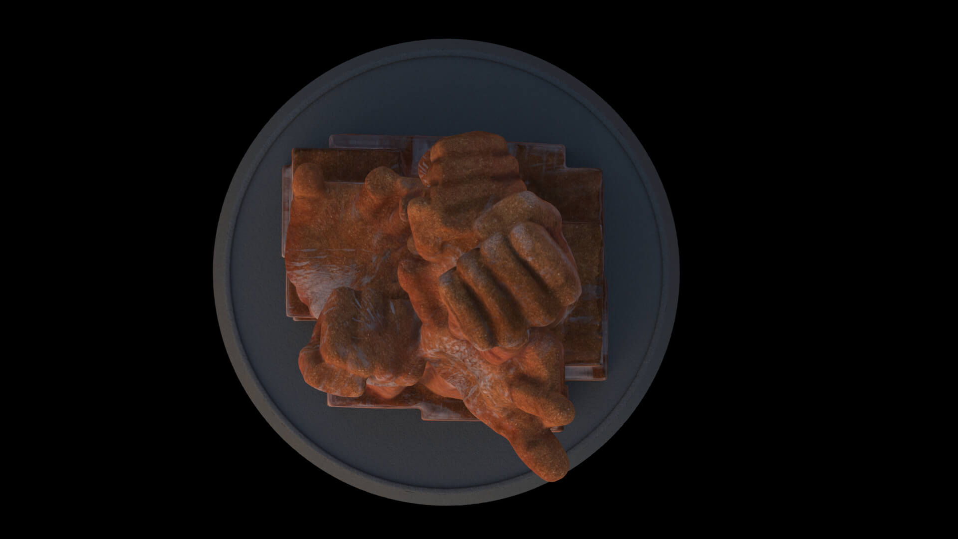 Hand Statue - 3D Model by vardanvh