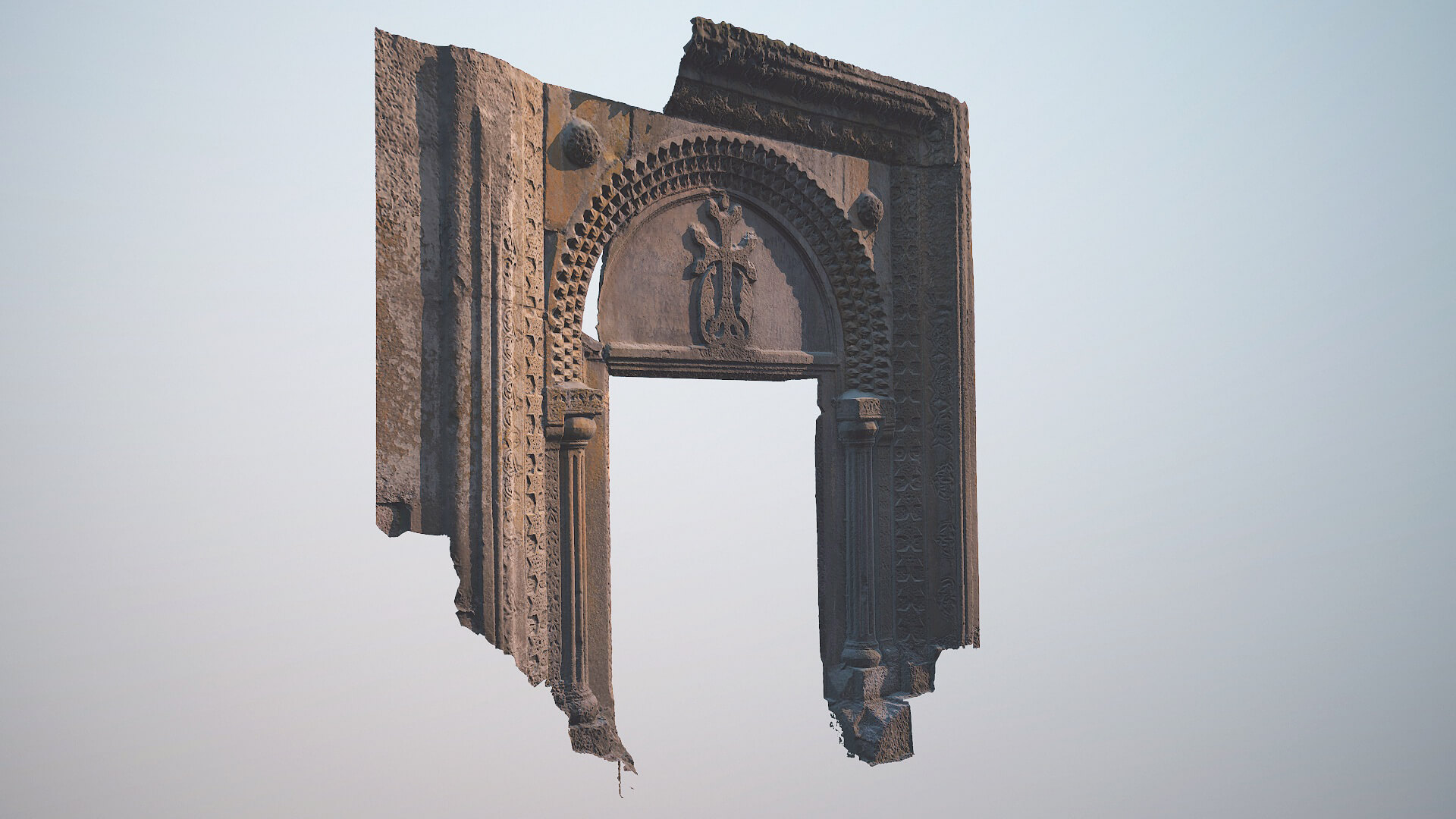 Medieval Armenian Monastery Portal - 3D Model by vardanvh