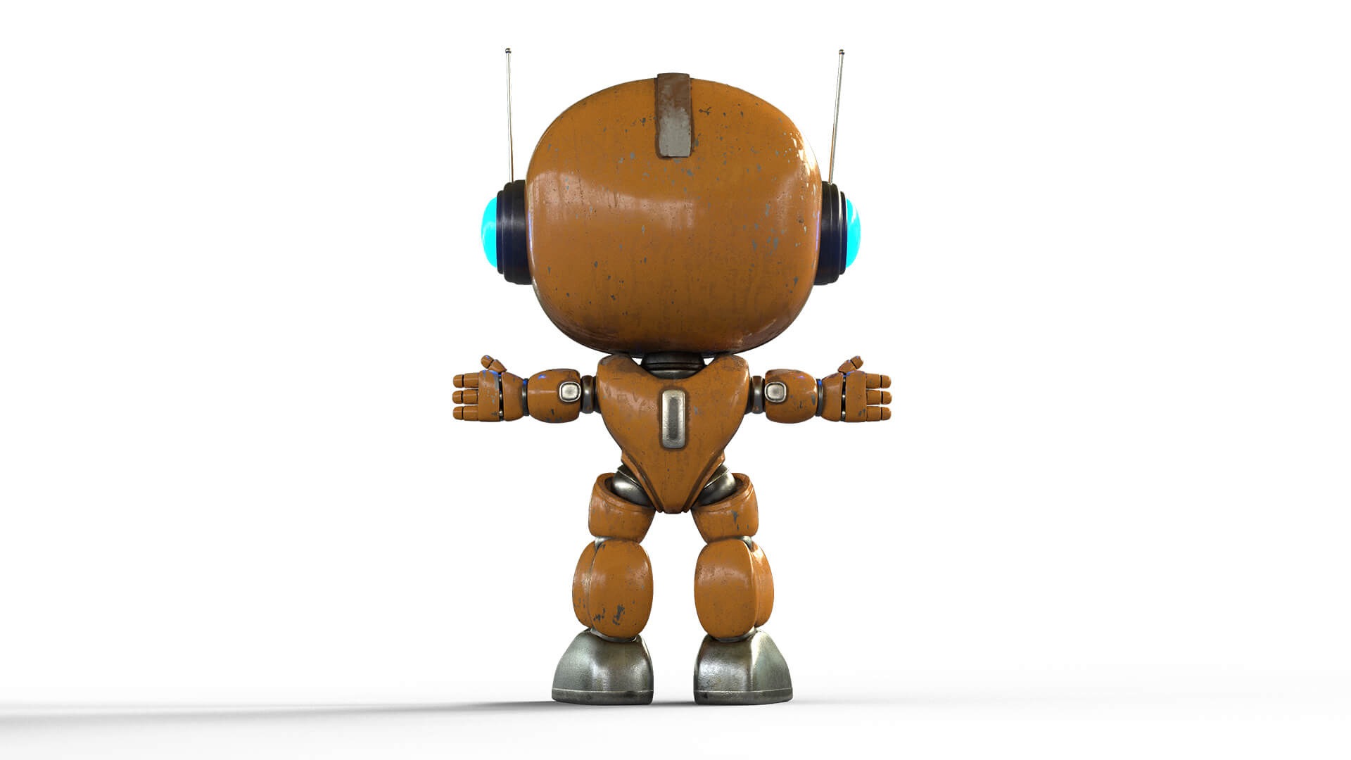 Cute Robot - 3D Model by vardanvh