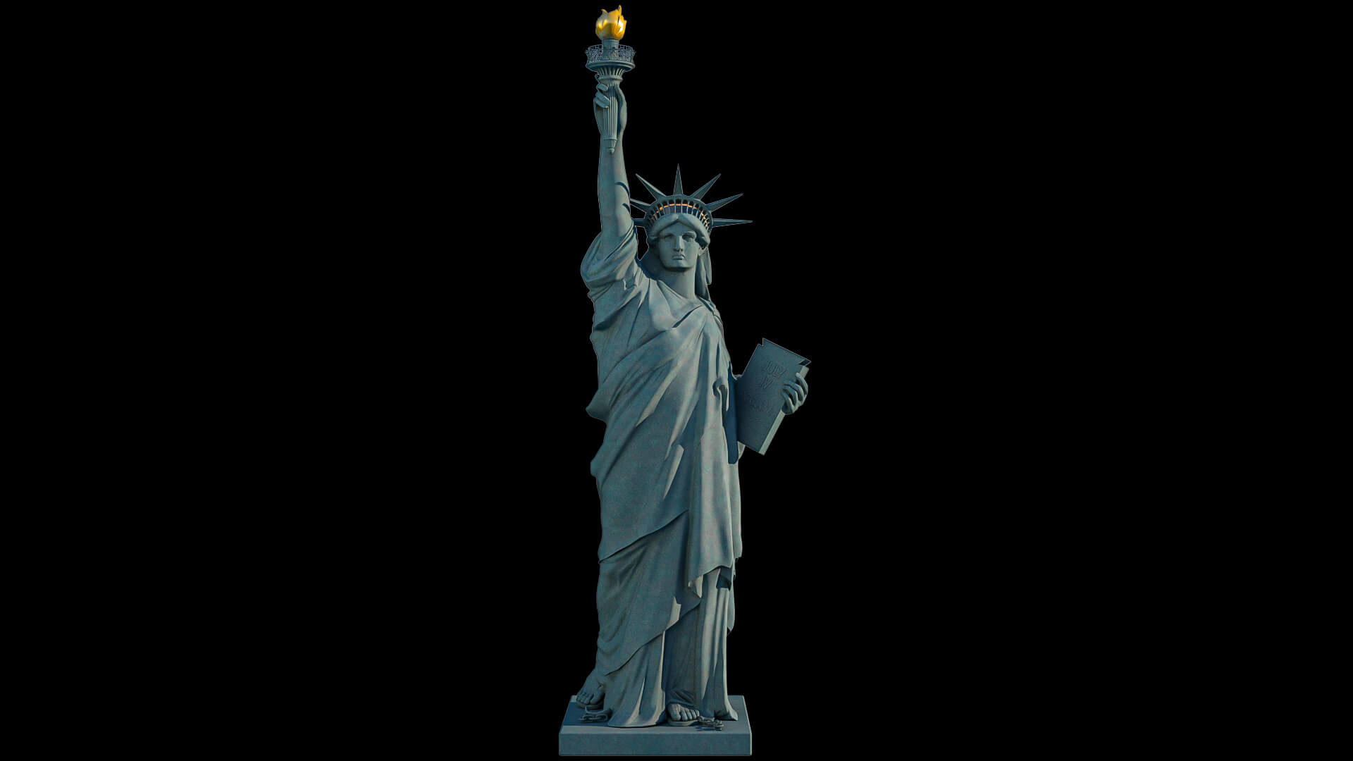 Statue of Liberty 3D Model by vardanvh