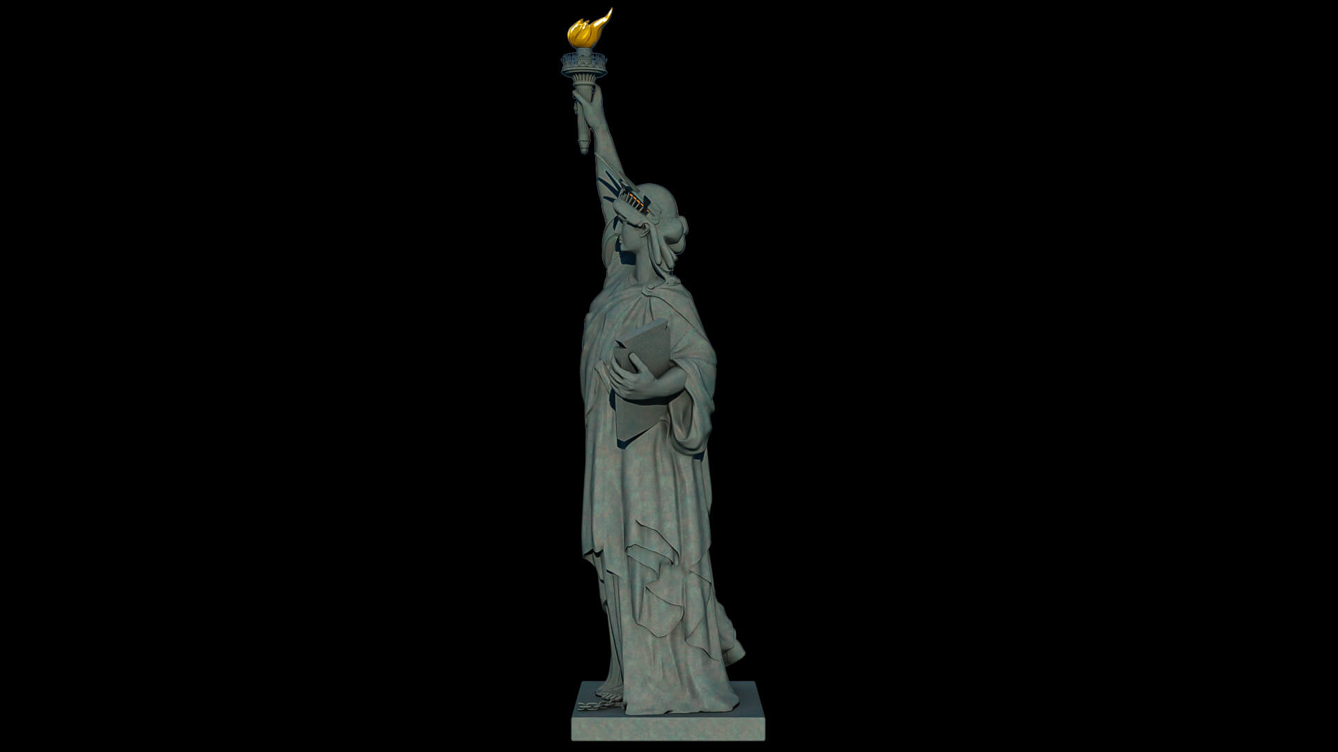 Statue of Liberty - 3D Model by vardanvh