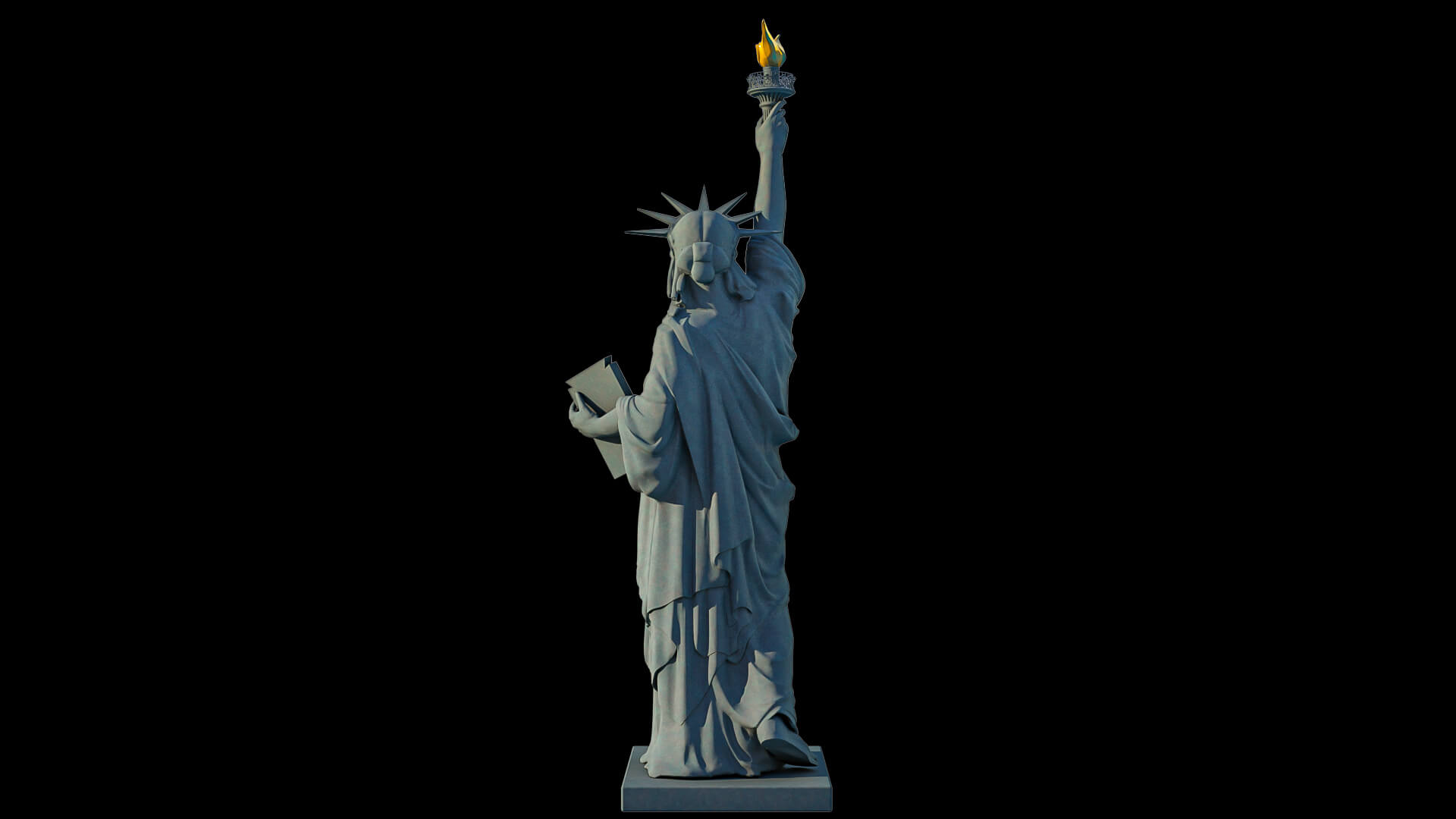 Statue of Liberty 3D Model by vardanvh
