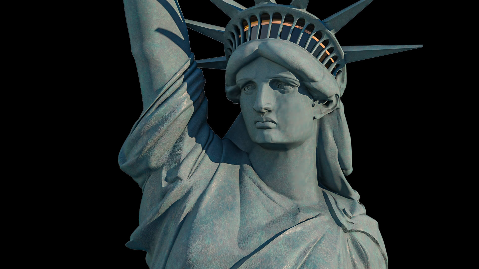 Statue of Liberty 3D Model by vardanvh