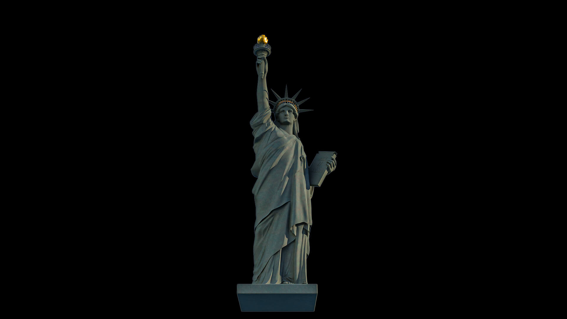Statue of Liberty 3D Model by vardanvh