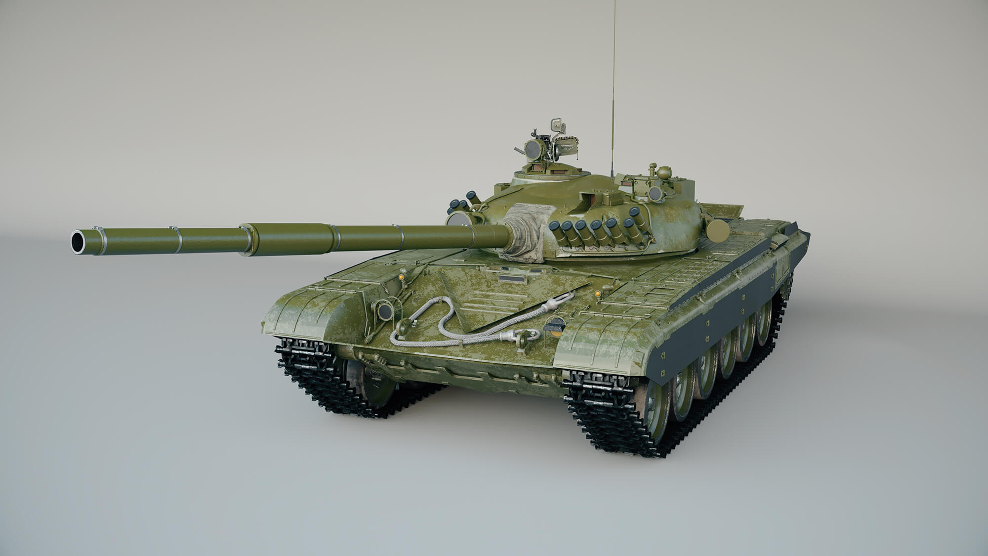 Tank T 72 - 3D Model by vardanvh