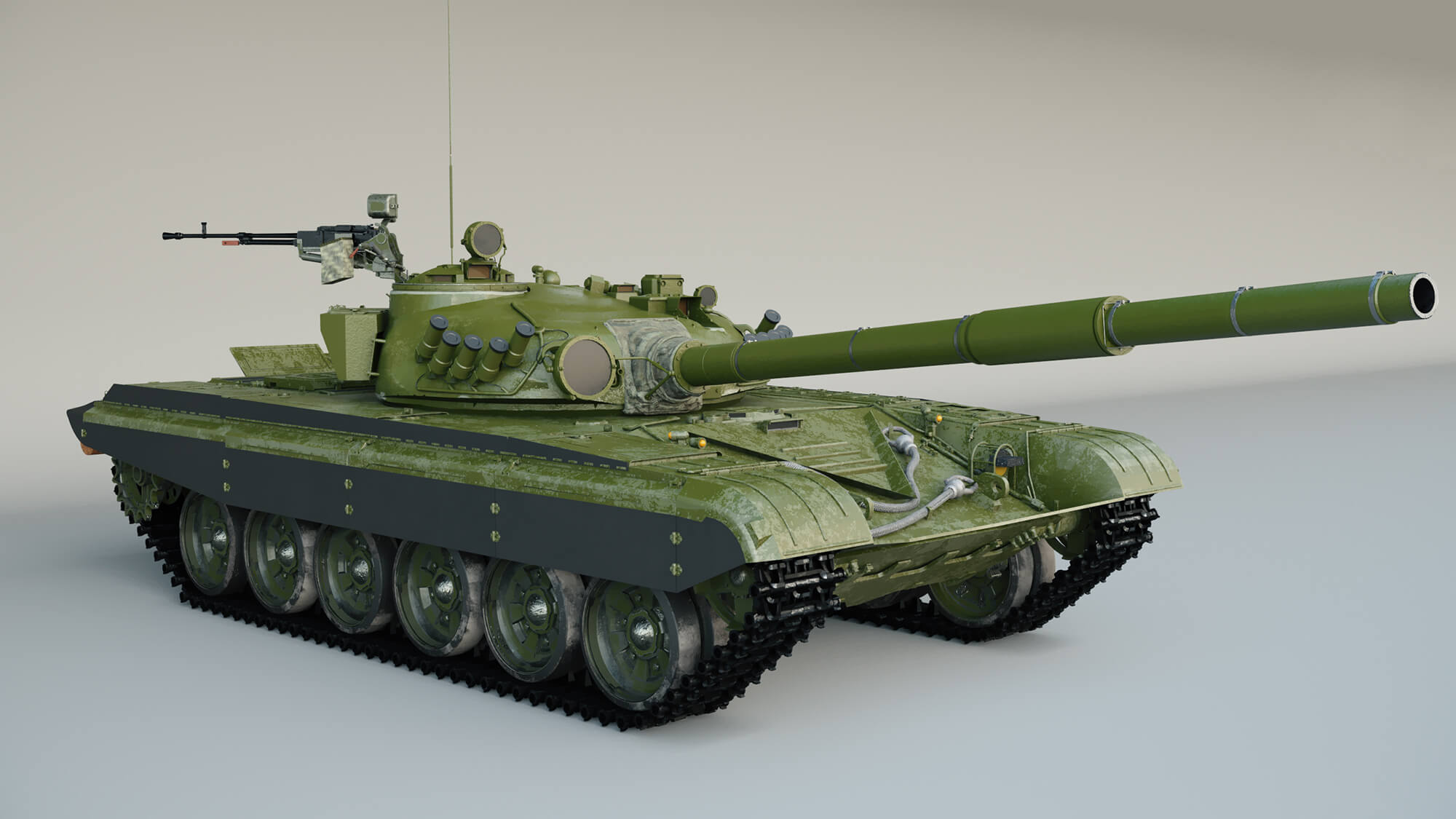 Tank T 72 - 3D Model by vardanvh