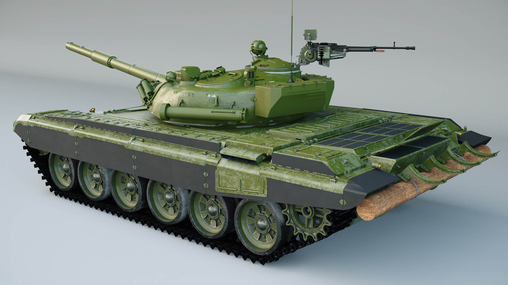 Tank T 72 - 3D Model by vardanvh
