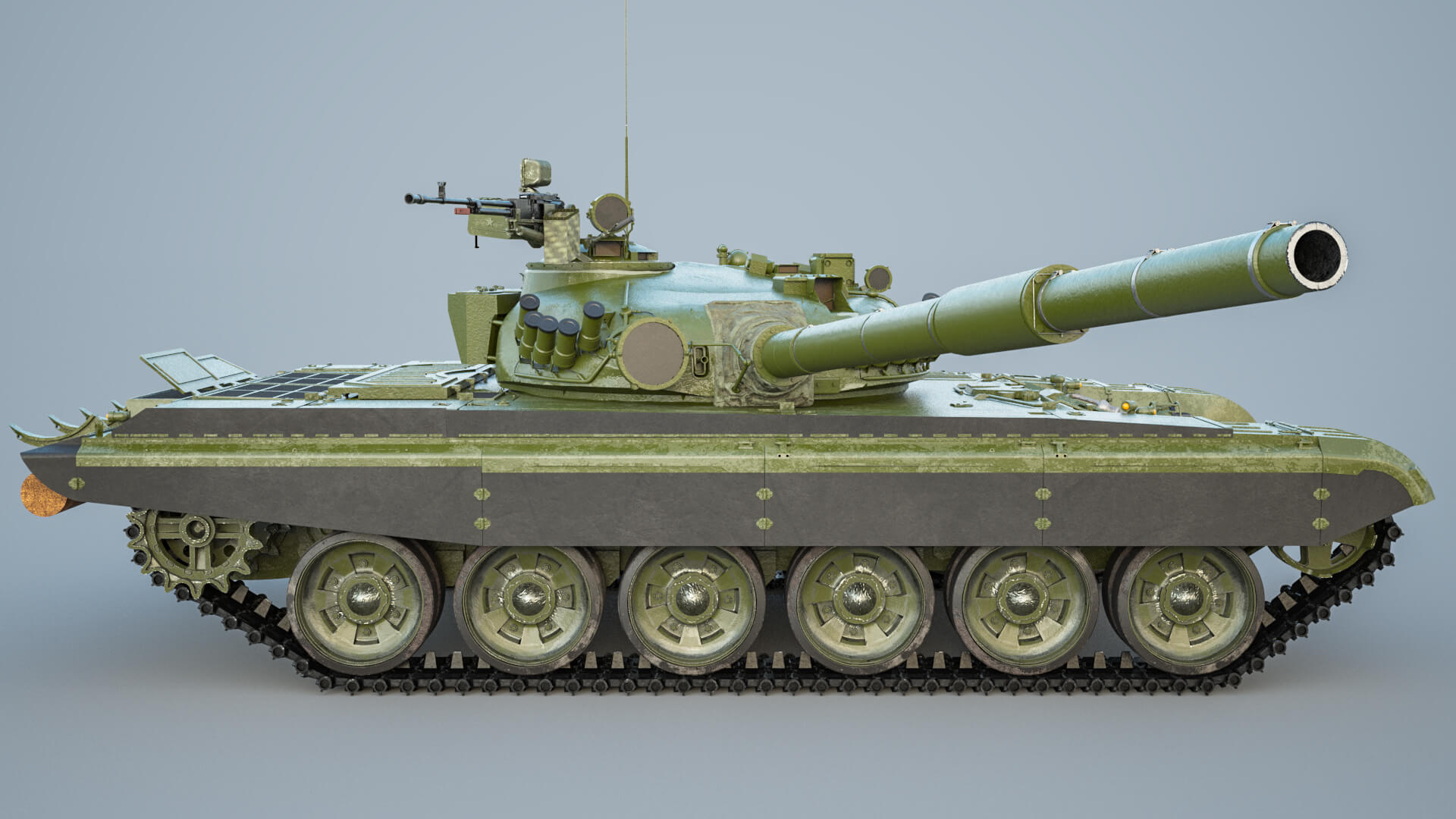 Tank T 72 - 3D Model by vardanvh