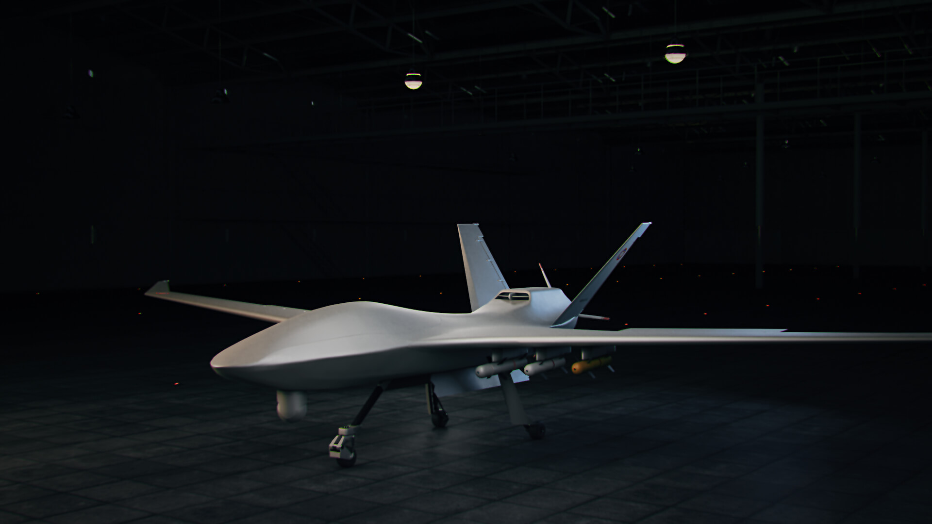 UAV Drone 3D Model by vardanvh