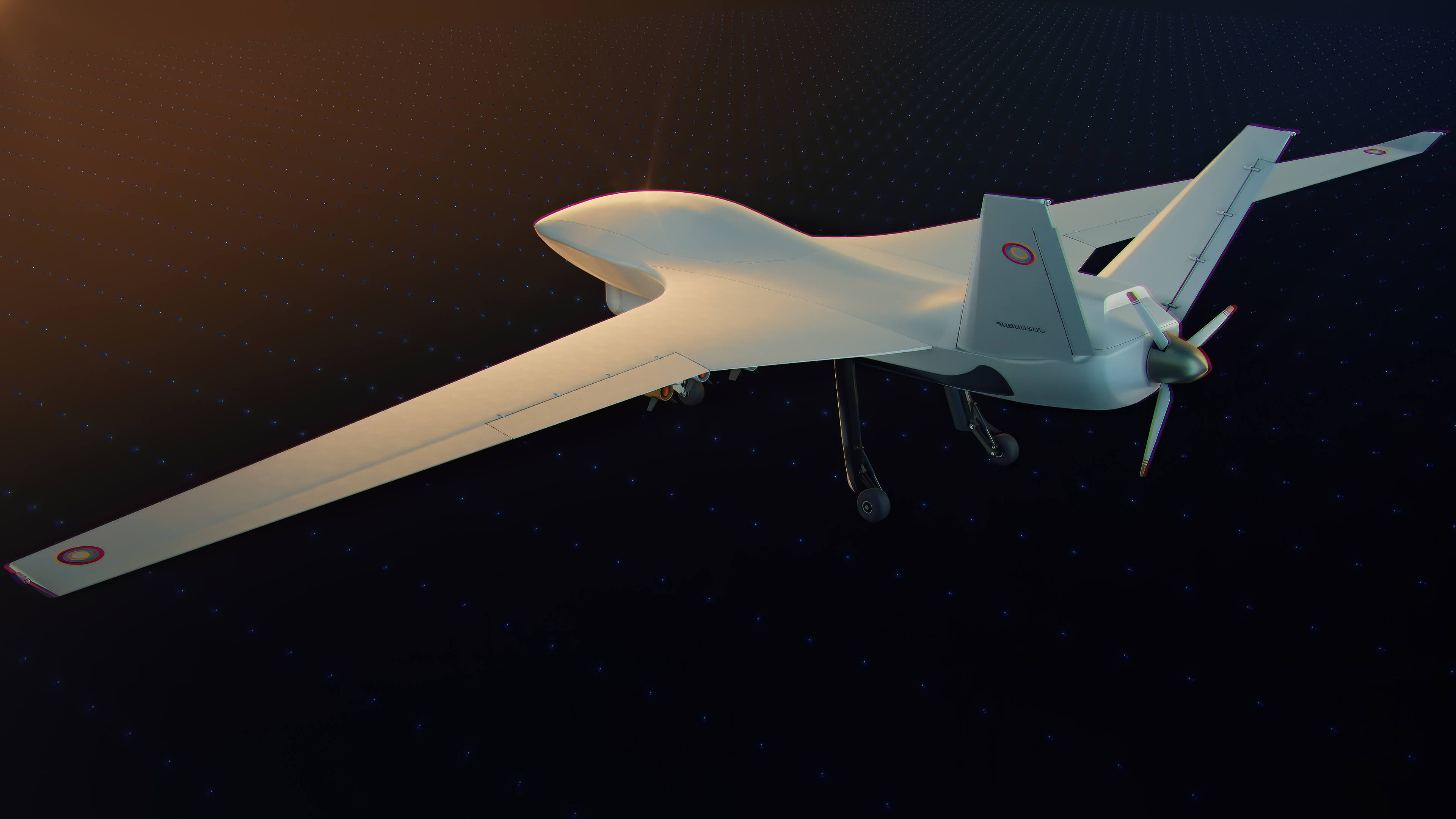 UAV Drone 3D Model by vardanvh