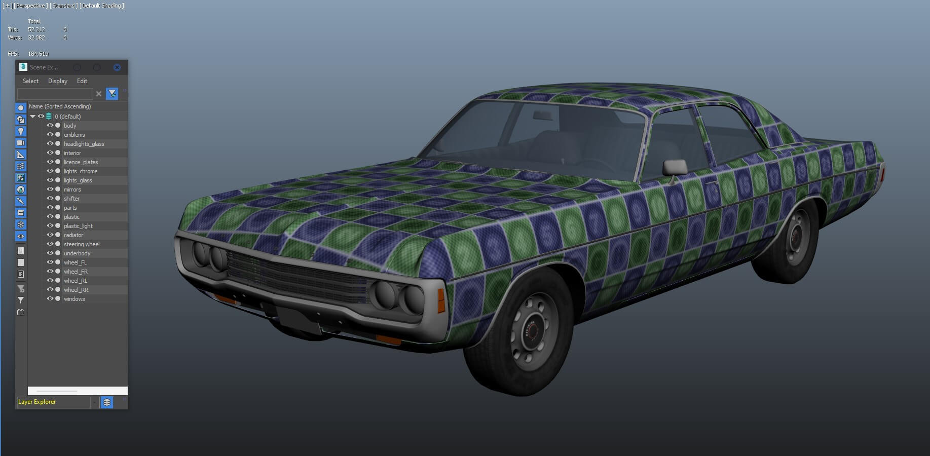 1970 Dodge Polara - 3D Model by Veaceslav Condraciuc