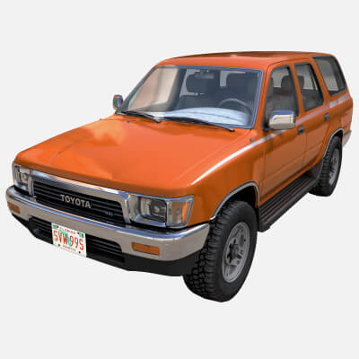 1990 Toyota 4Runner - 3D Model by Veaceslav Condraciuc