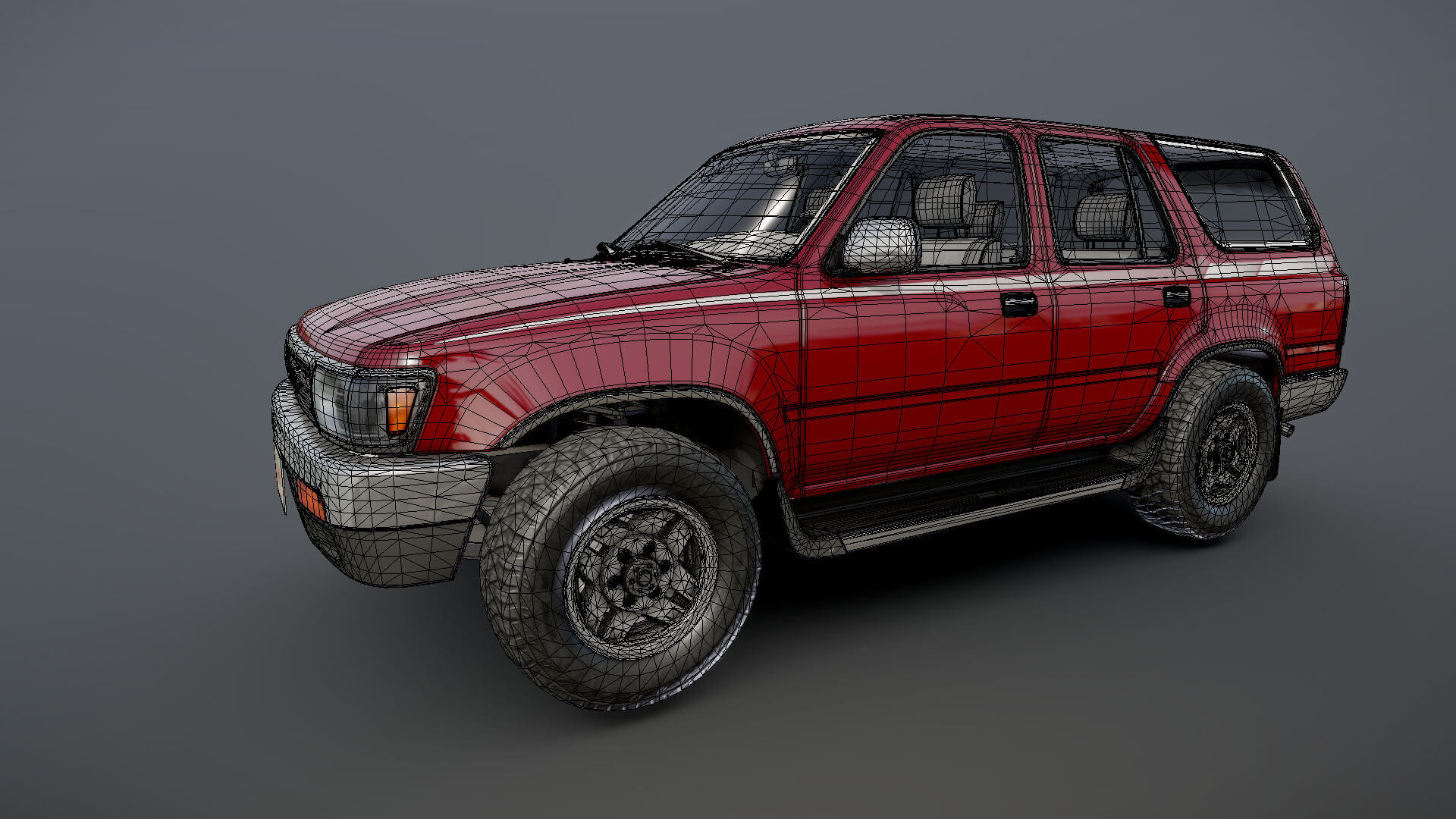 1994 Toyota 4Runner - 3D Model by Veaceslav Condraciuc