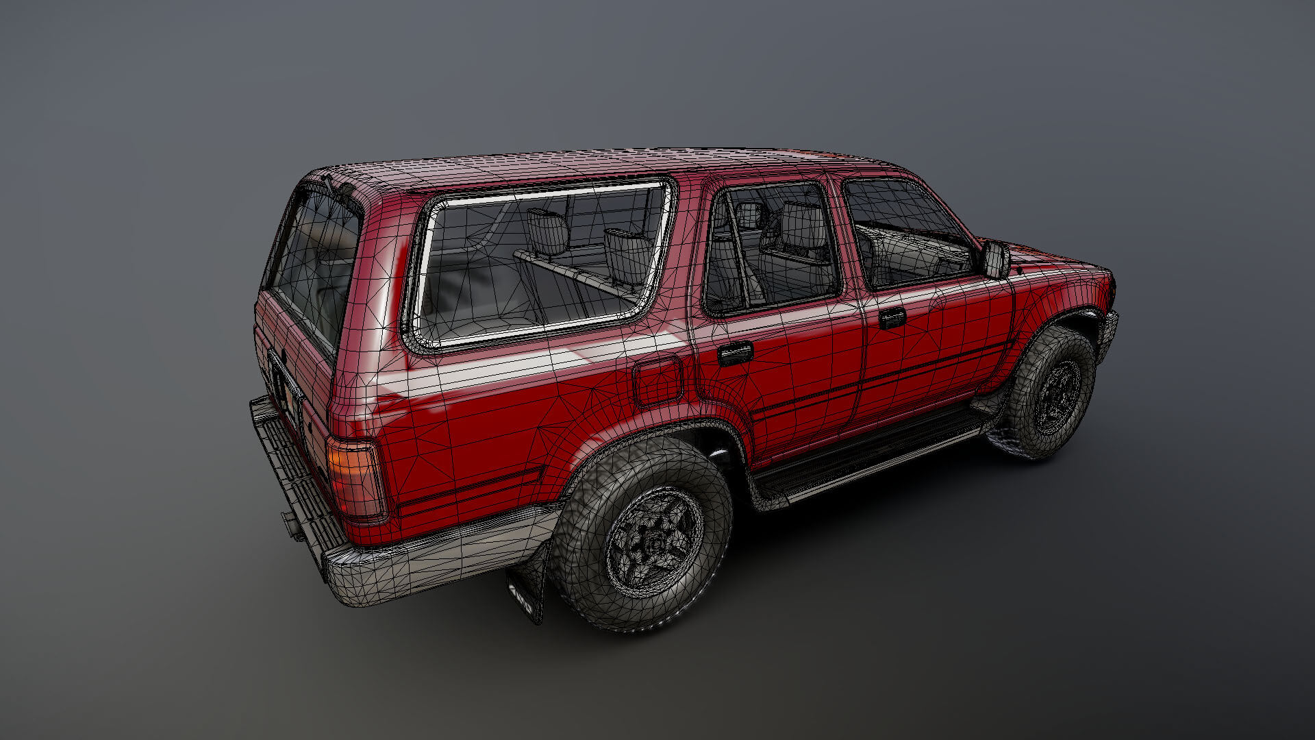 1994 Toyota 4Runner - 3D Model by Veaceslav Condraciuc