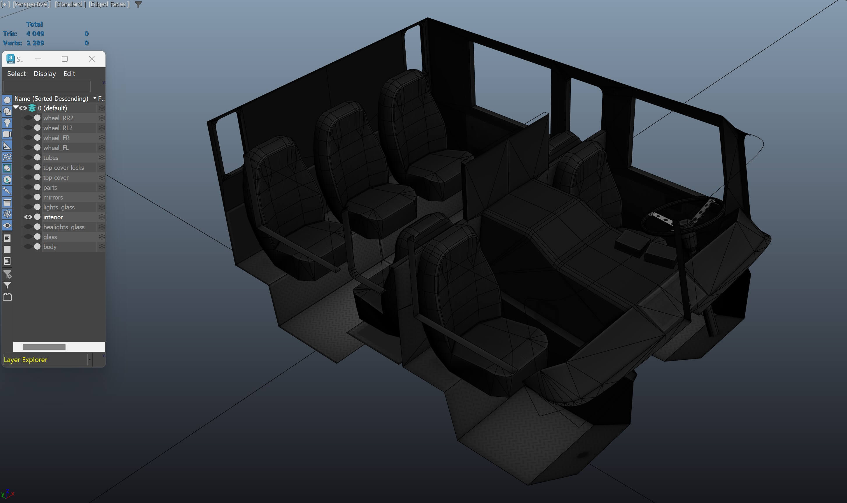 1995 Pierce Arrow Fire Truck - 3D Model by Veaceslav Condraciuc