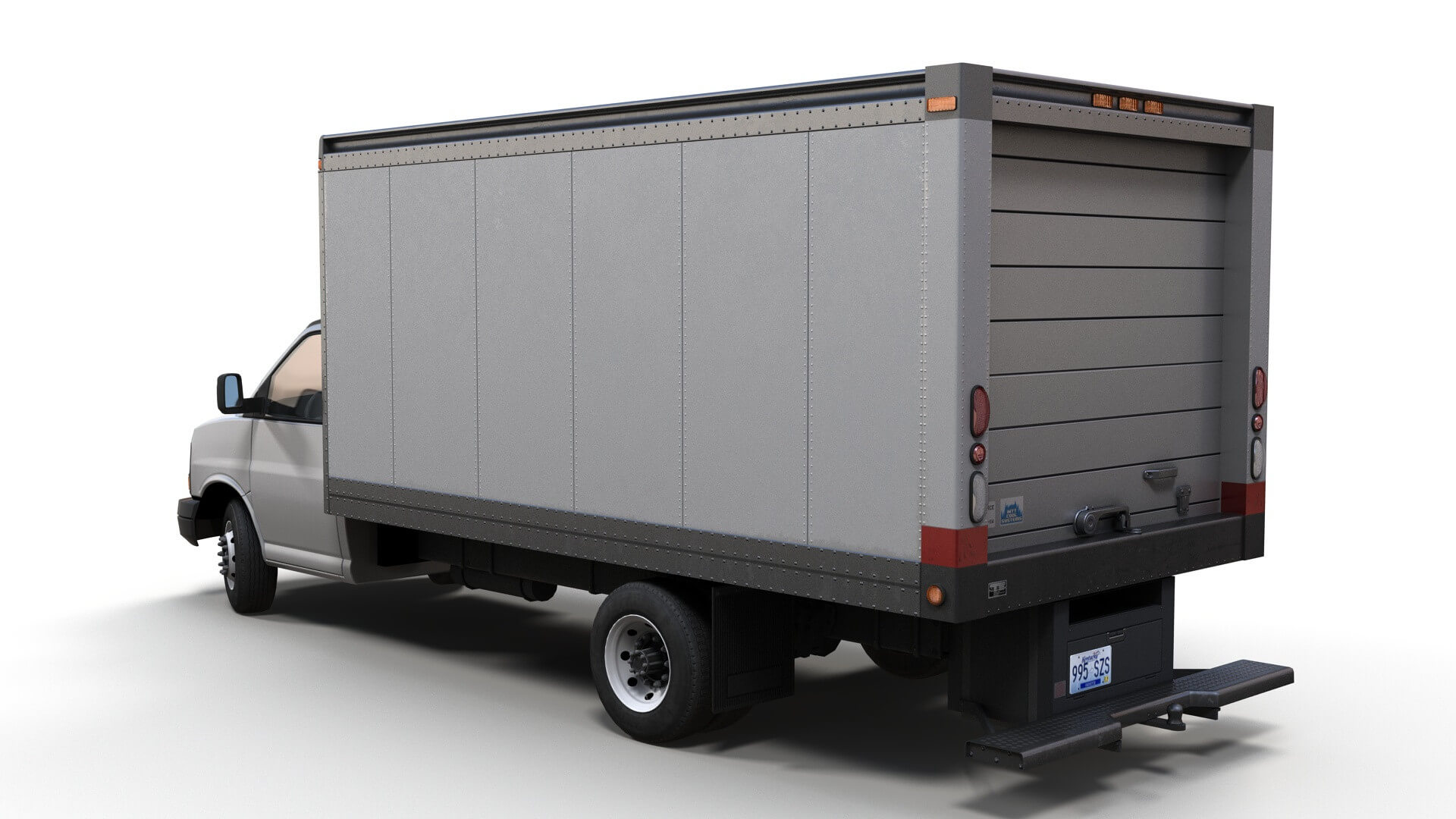 2010 Industrial Box Van - 3D Model by Veaceslav Condraciuc