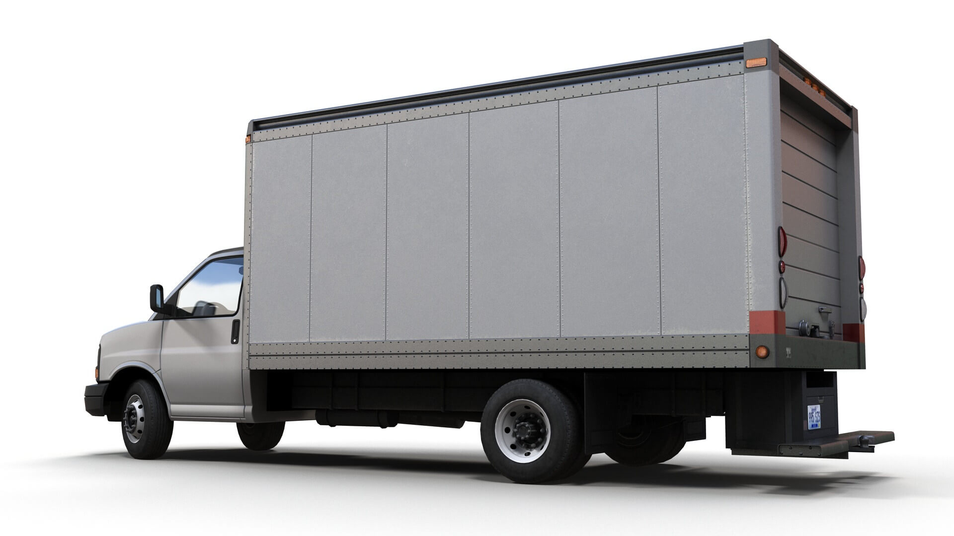 2010 Industrial Box Van - 3D Model by Veaceslav Condraciuc