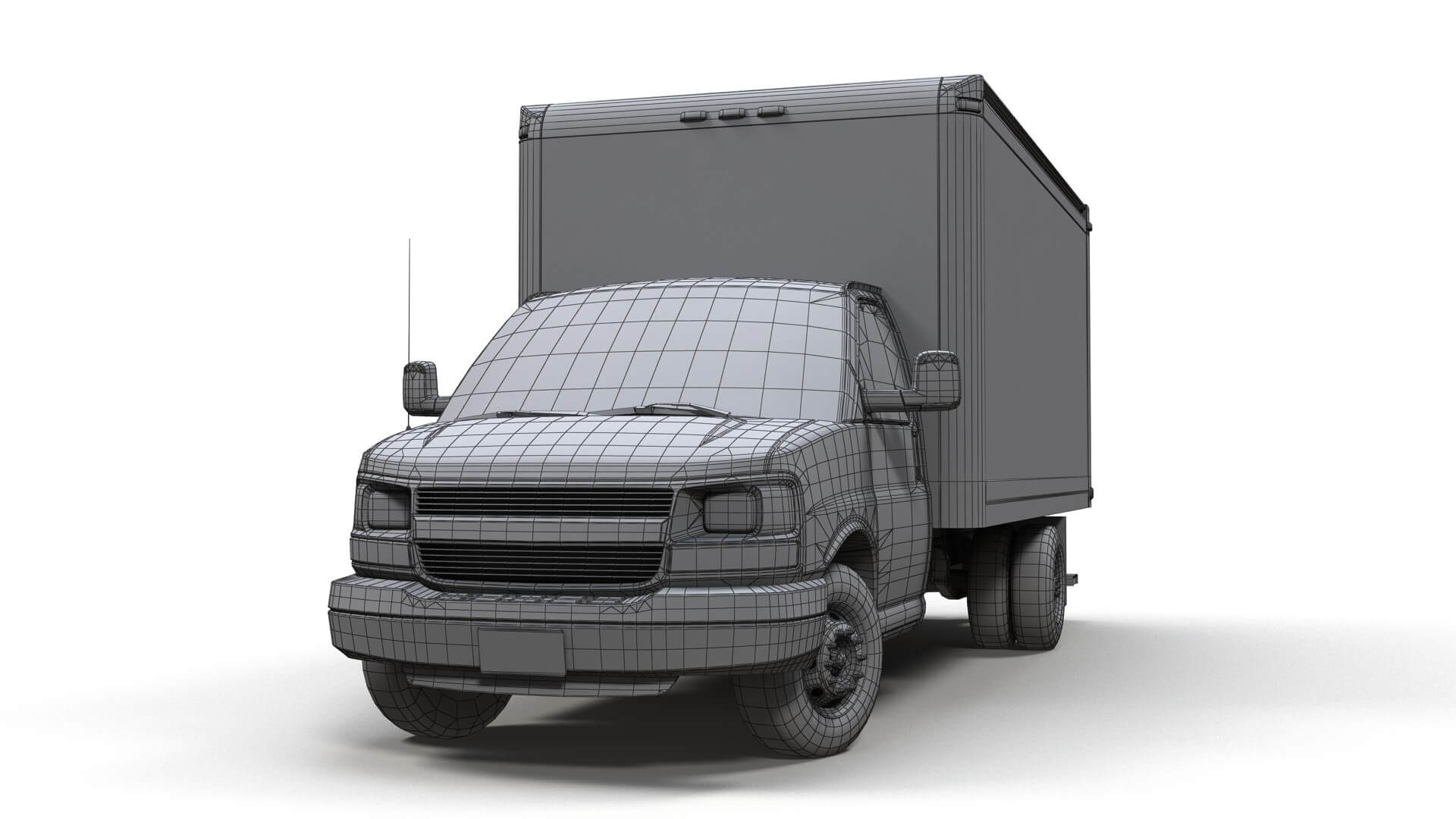 2010 Industrial Box Van - 3D Model by Veaceslav Condraciuc