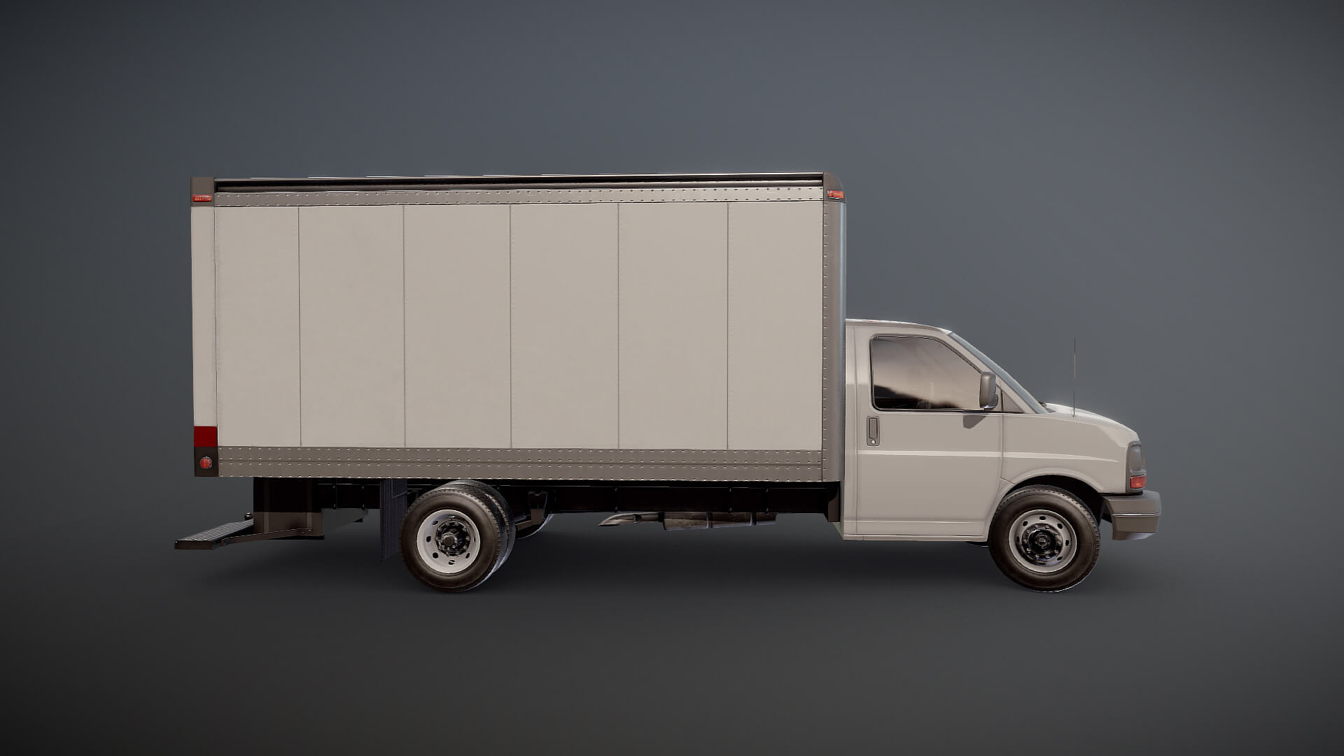 2010 Industrial Box Van - 3D Model by Veaceslav Condraciuc