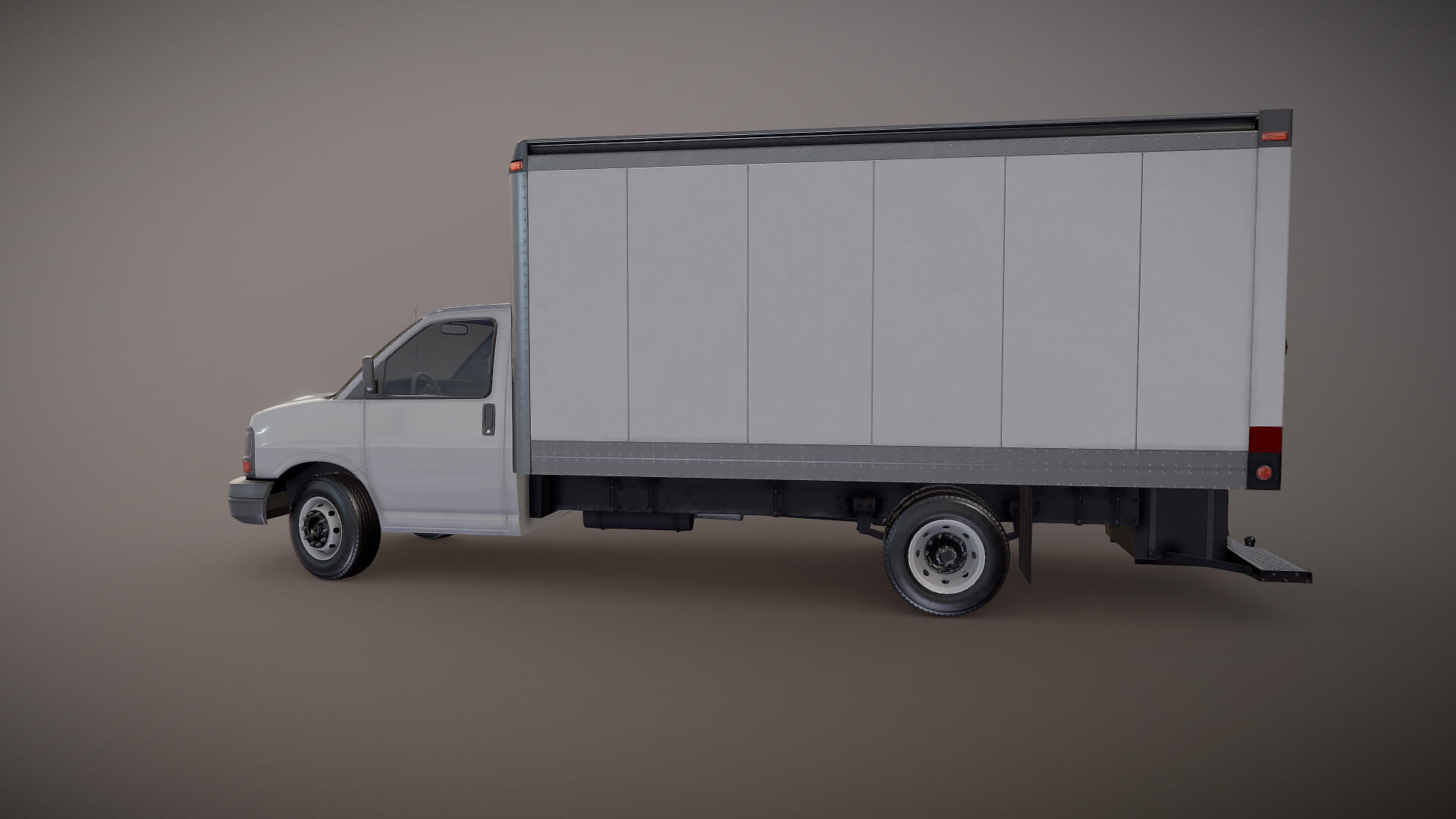 2010 Industrial Box Van - 3D Model by Veaceslav Condraciuc