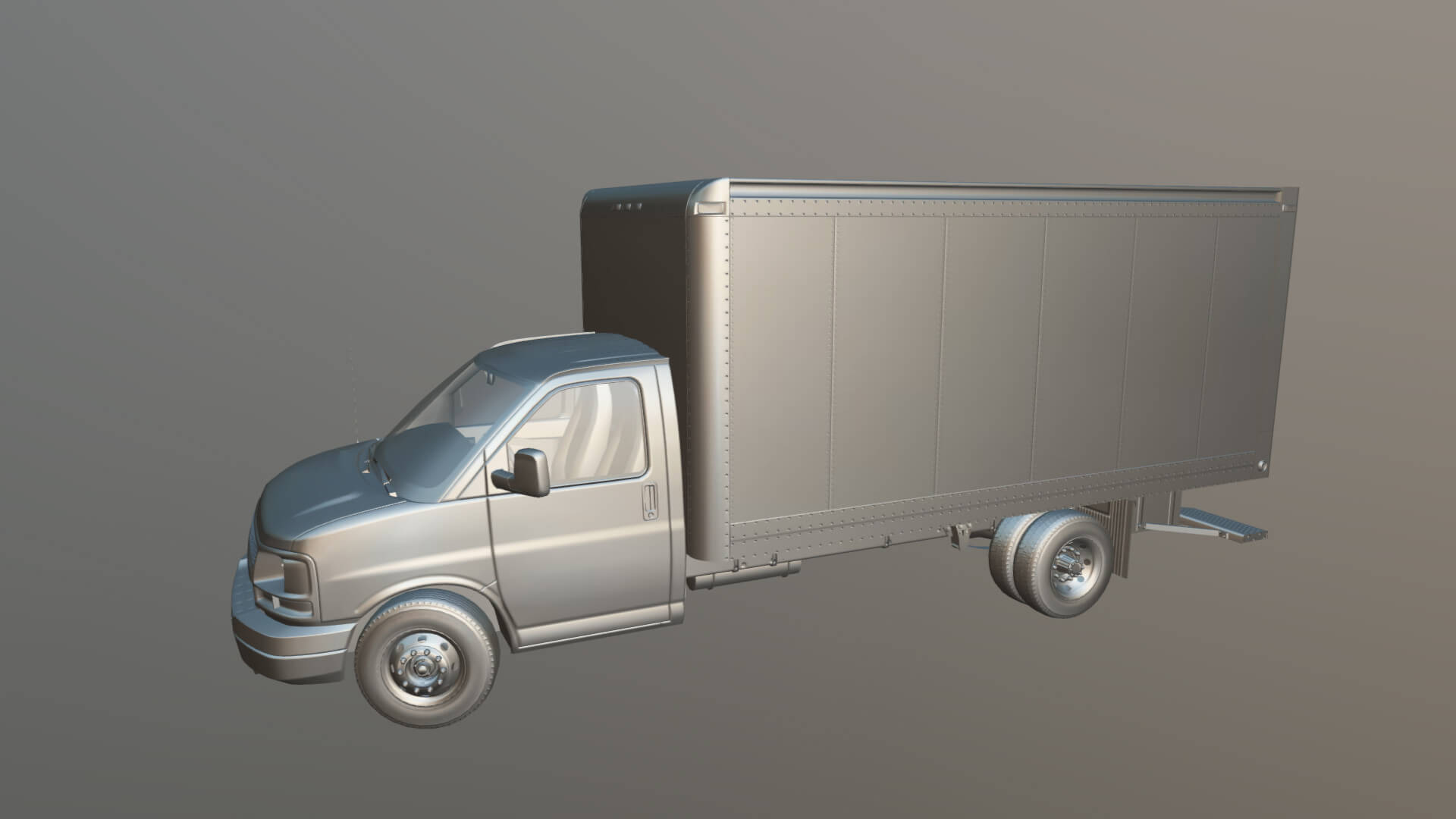 2010 Industrial Box Van - 3D Model by Veaceslav Condraciuc