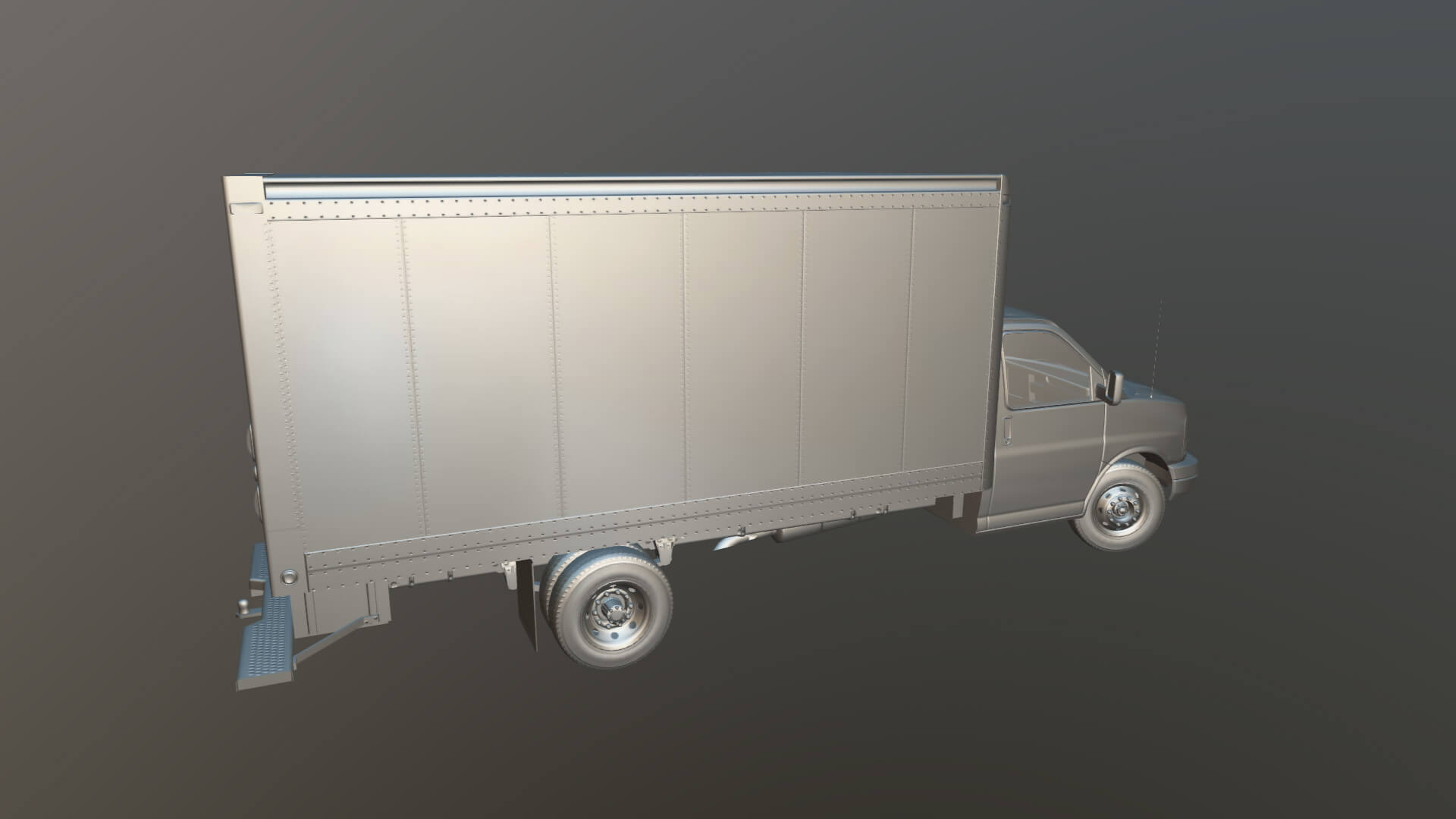 2010 Industrial Box Van - 3D Model by Veaceslav Condraciuc