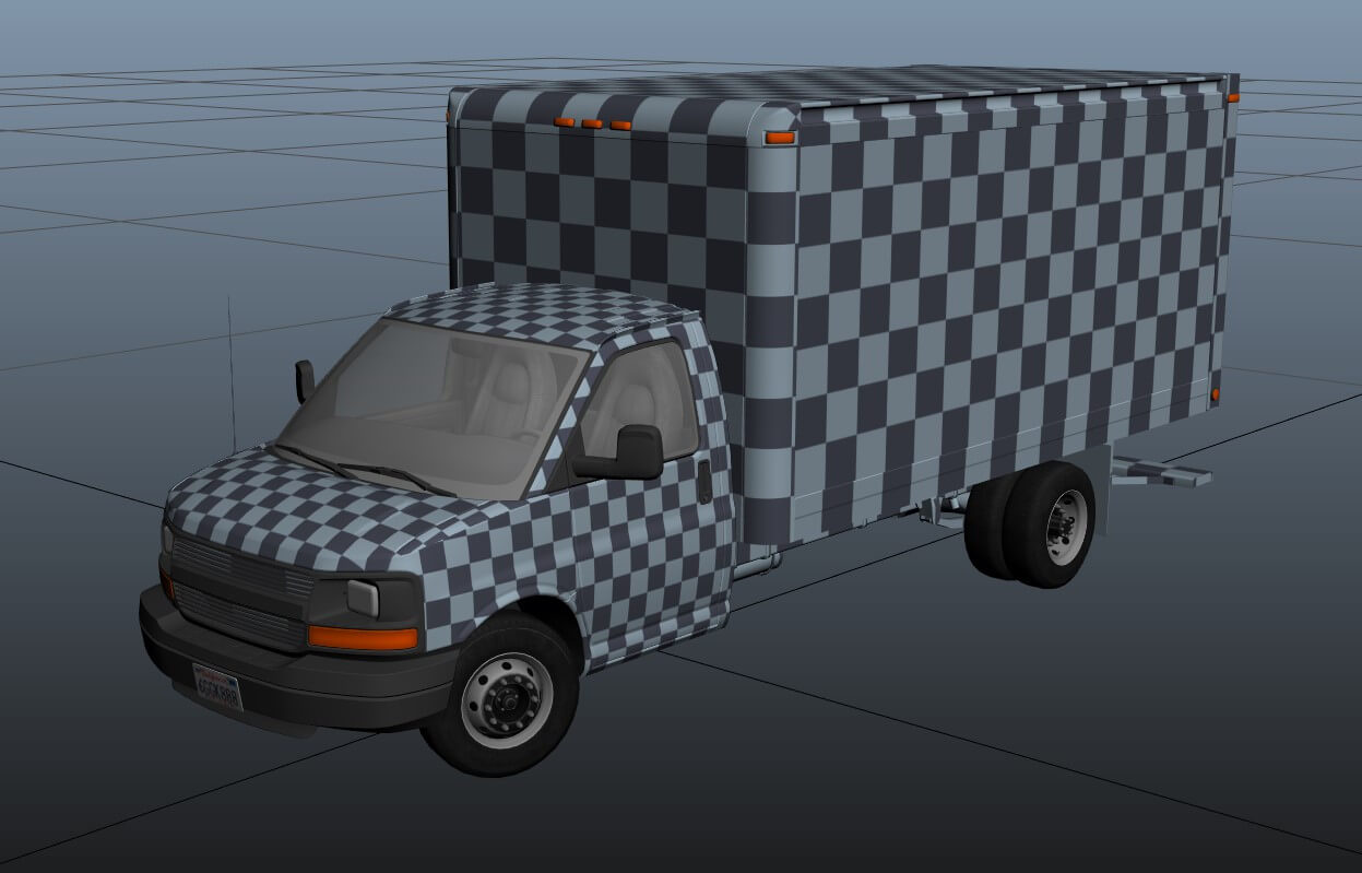 2010 Industrial Box Van - 3D Model by Veaceslav Condraciuc