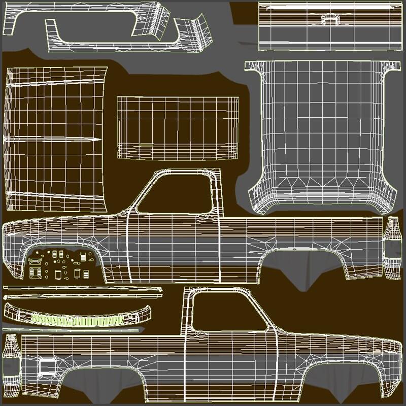 80s Offroad Car - 3D Model by Veaceslav Condraciuc