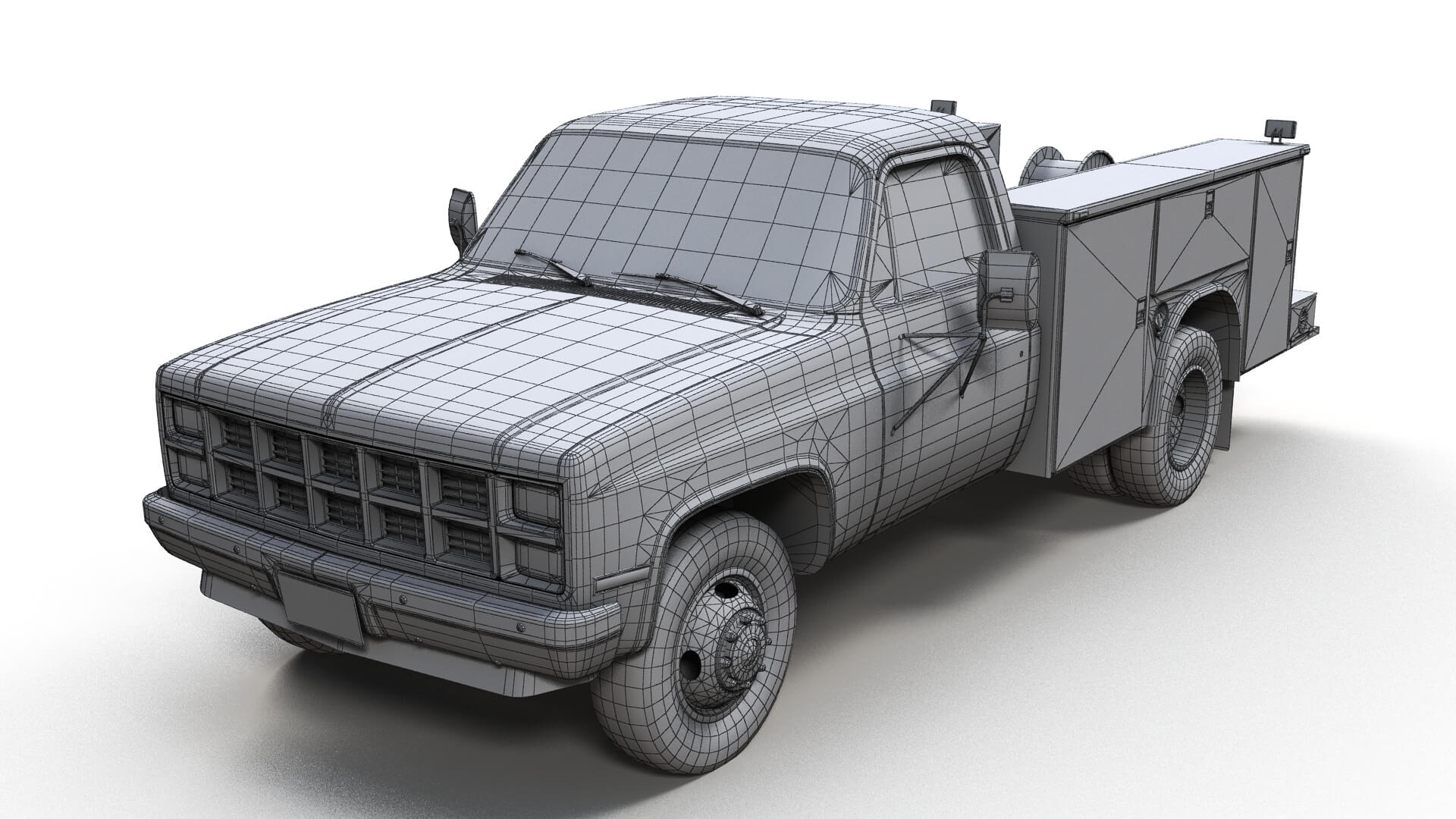 80S Service Truck - 3D Model by Veaceslav Condraciuc