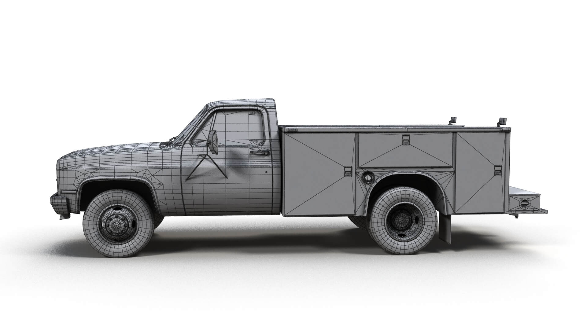 80S Service Truck - 3D Model by Veaceslav Condraciuc