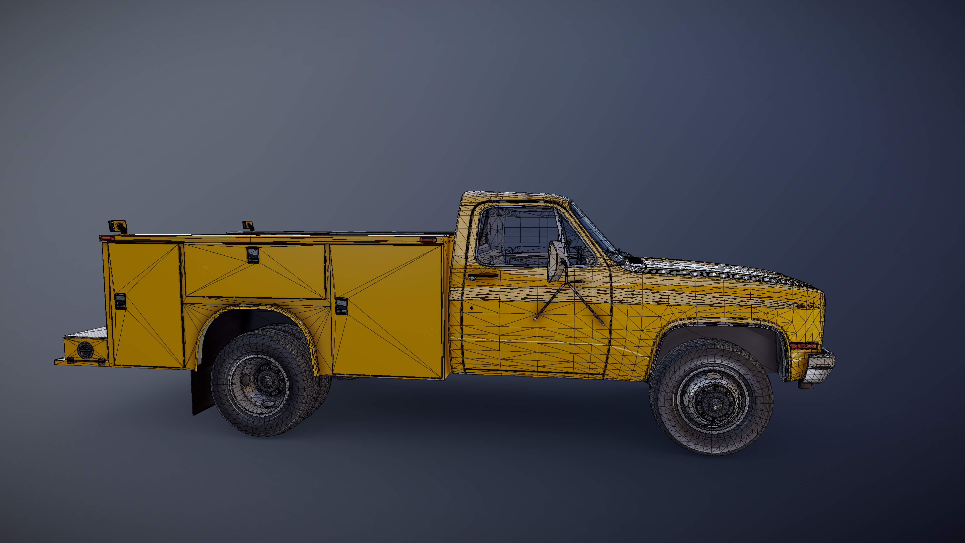 80S Service Truck - 3D Model by Veaceslav Condraciuc