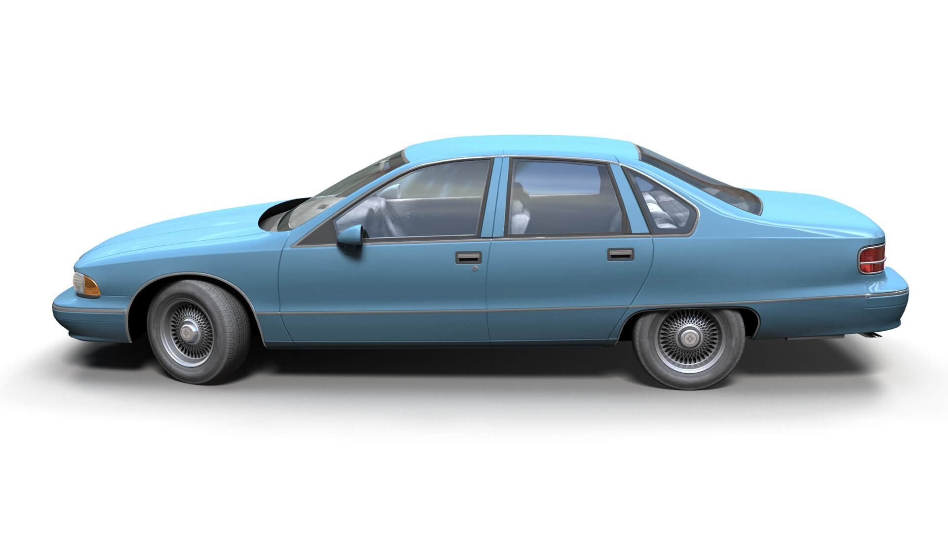 90s Generic Sedan - 3D Model by Veaceslav Condraciuc