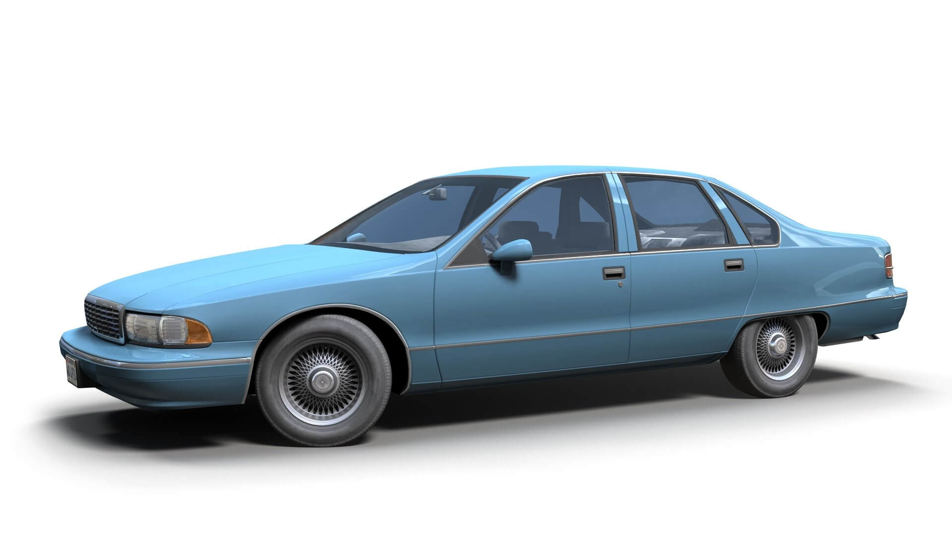 90s Generic Sedan - 3D Model by Veaceslav Condraciuc