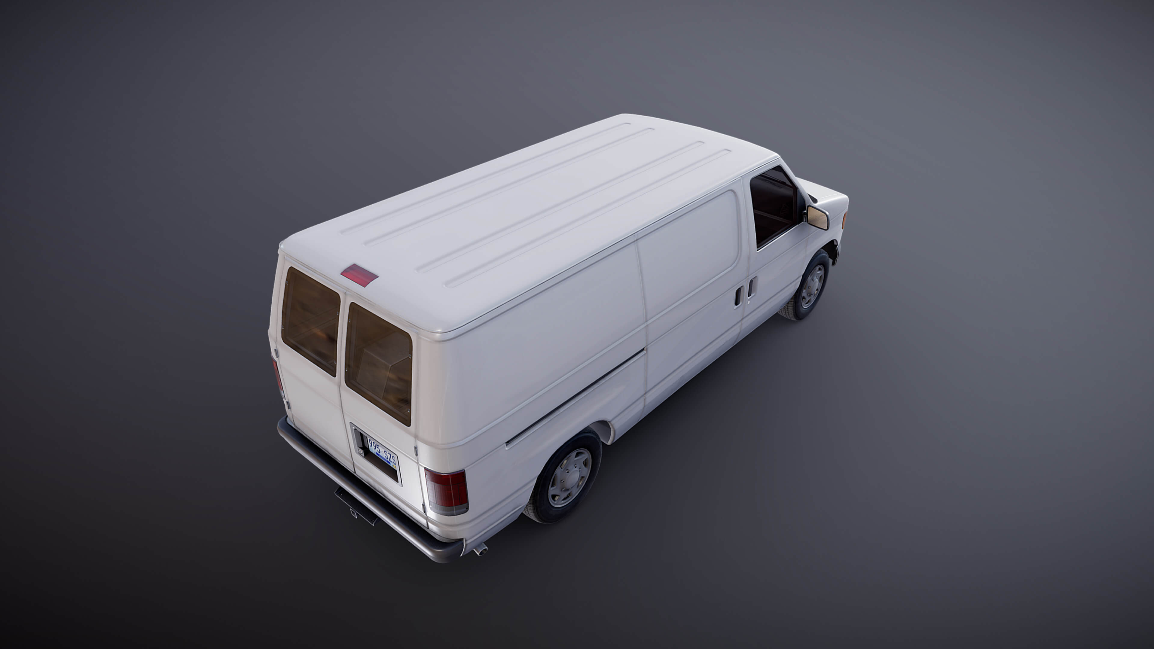90S Industrial Van - 3D Model by Veaceslav Condraciuc