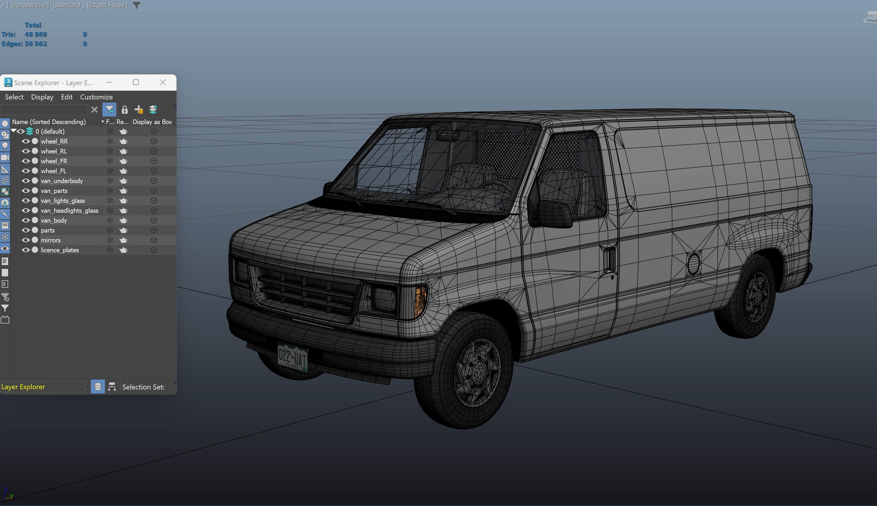 90S Industrial Van - 3D Model by Veaceslav Condraciuc